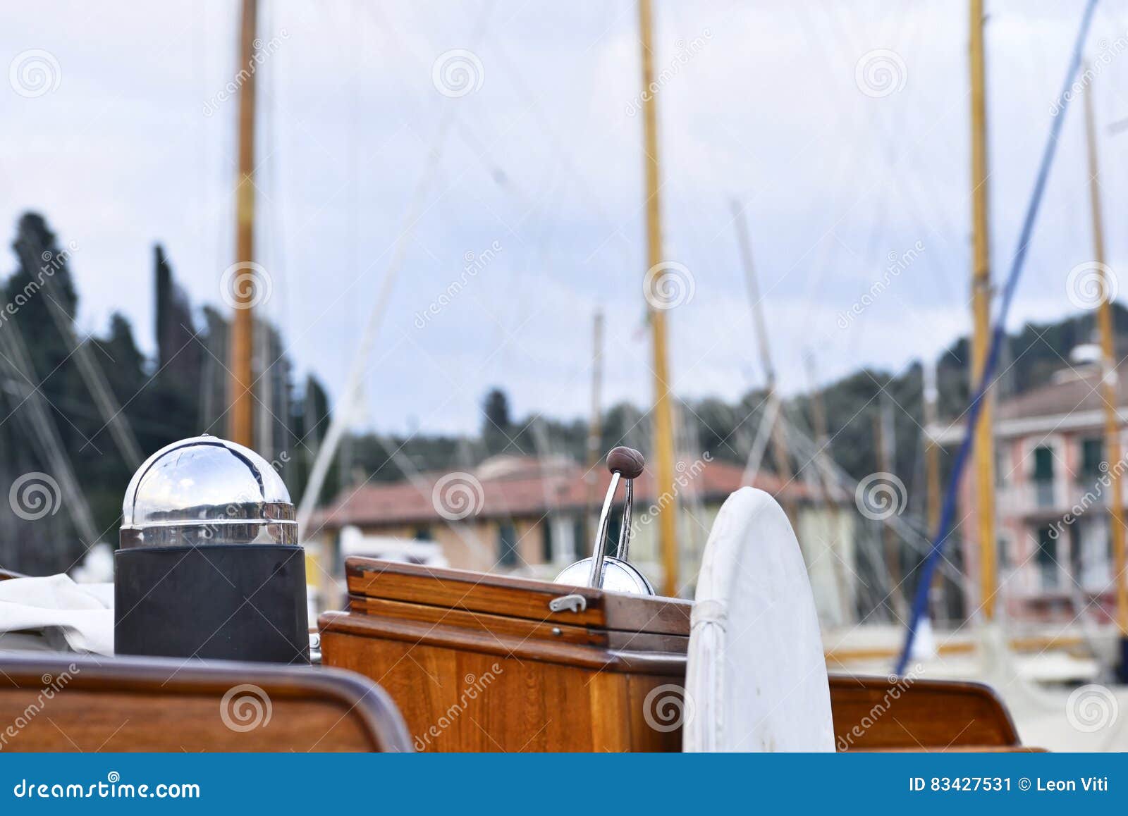 Cockpit of a Old Sailing Boat Stock Image - Image of tackle, rope: 83427531