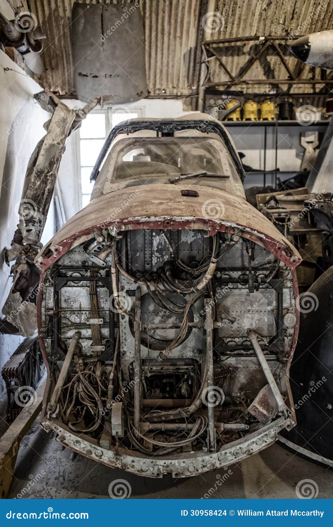 Cockpit Remnants stock photo. Image of fuselage, flight - 30958424