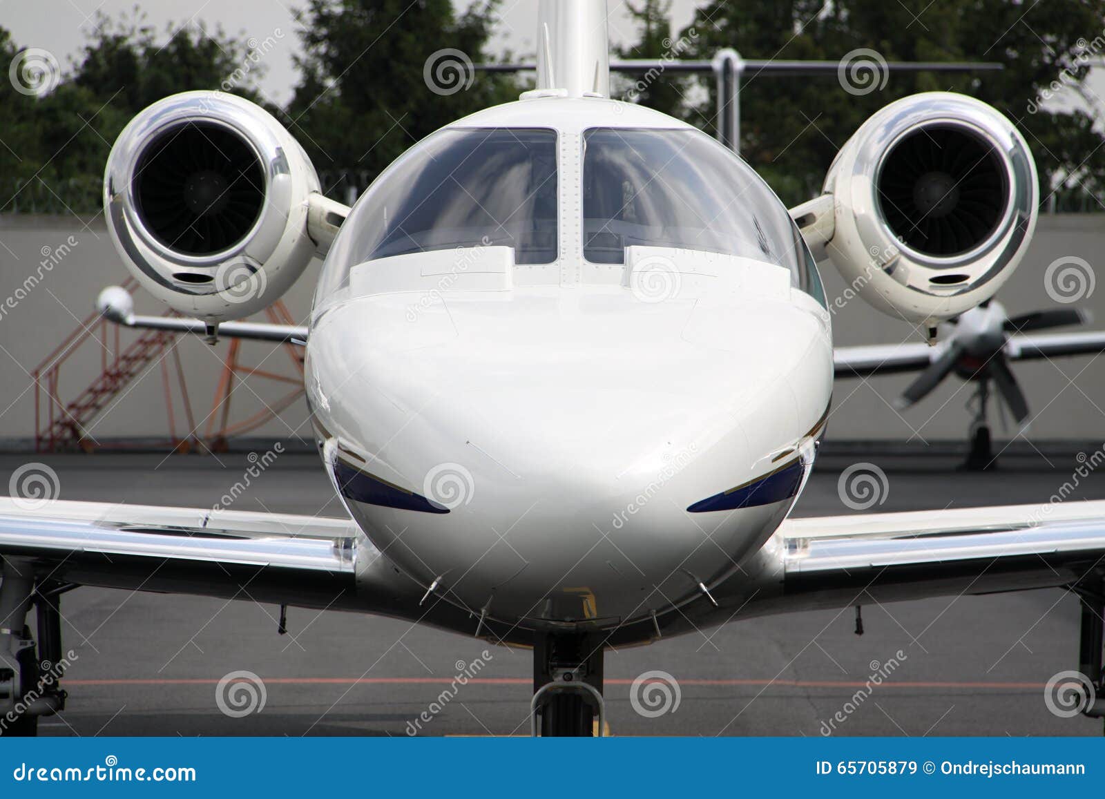 Cockpit of Small Business Jet Stock Image - Image of cockpit, gear ...