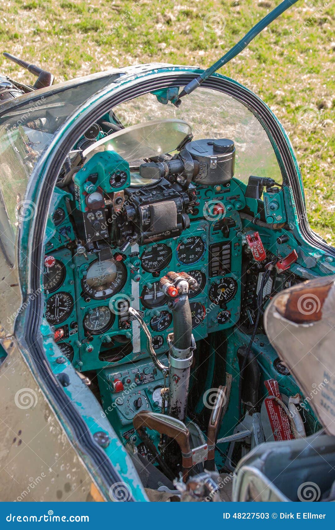Cockpit of Soviet Jetfighter Mig Stock Image - Image of legendary ...