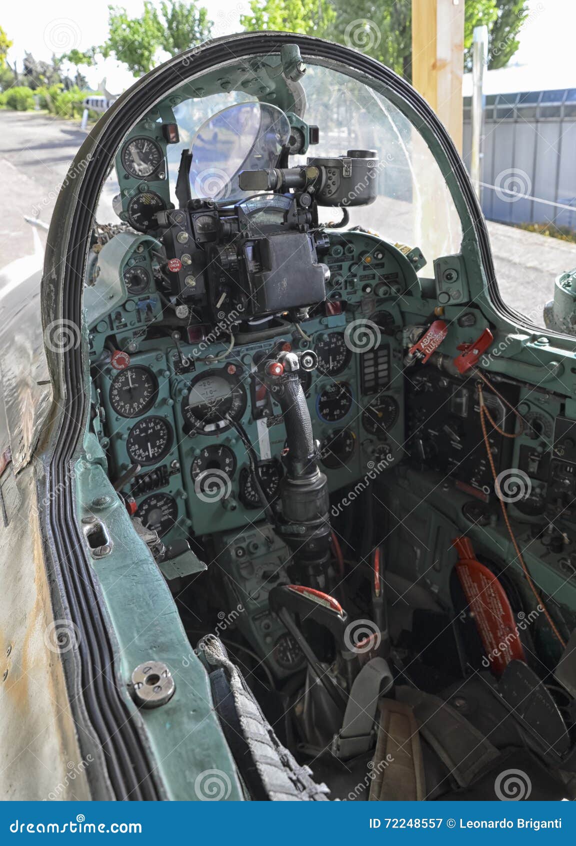 Cockpit of Soviet Military Fighter Stock Image - Image of flying ...