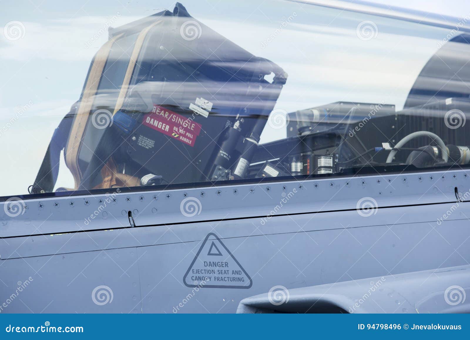 Danger: Ejector Seat Royalty-Free Stock Photography | CartoonDealer.com ...