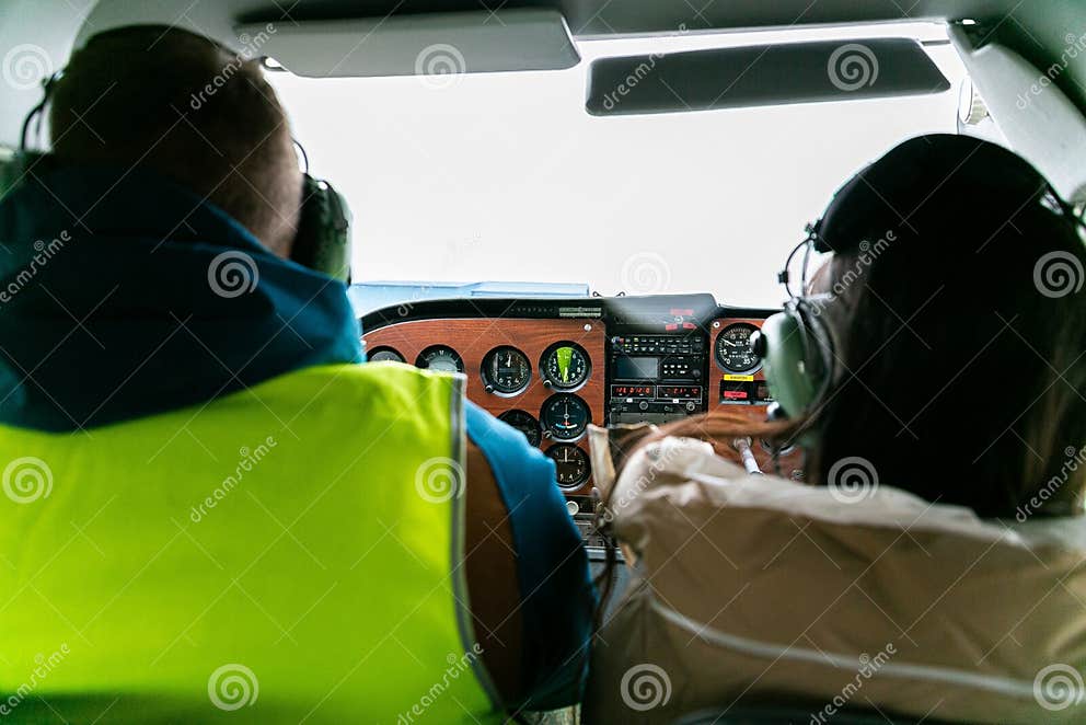 This is a Cockpit View of Exciting Flight Training Sessions with Expert ...