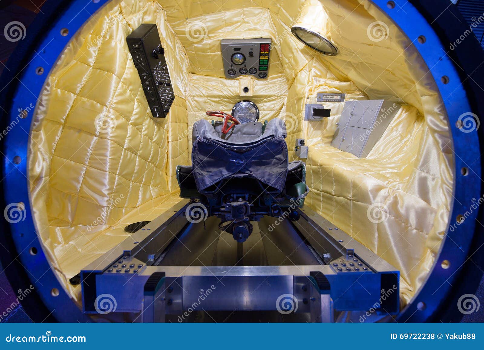 Replica Of A Cockpit Of Soviet Space Shuttle Editorial Image ...