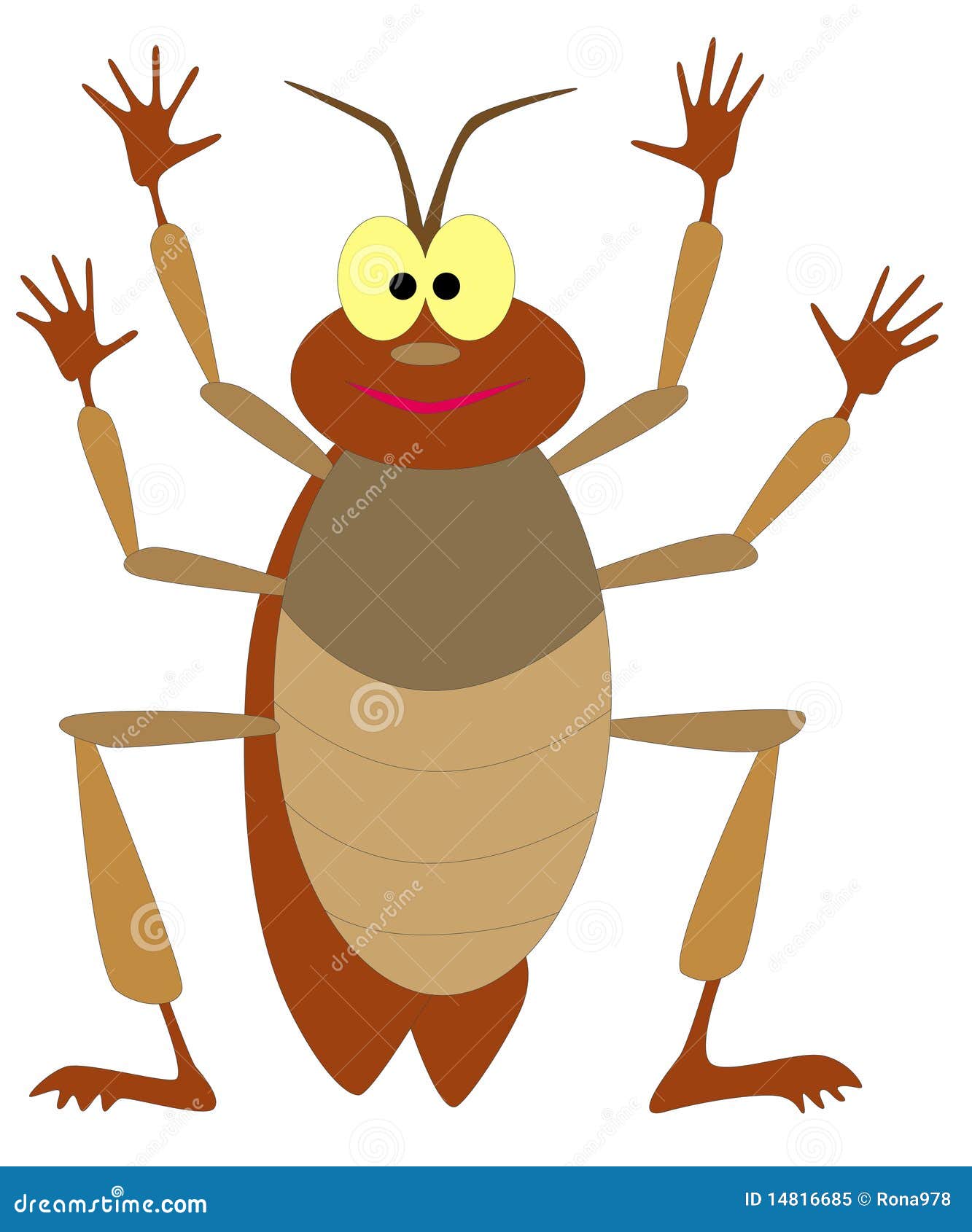 Cockroach stock illustration. Illustration of light, bumblebee - 14816685