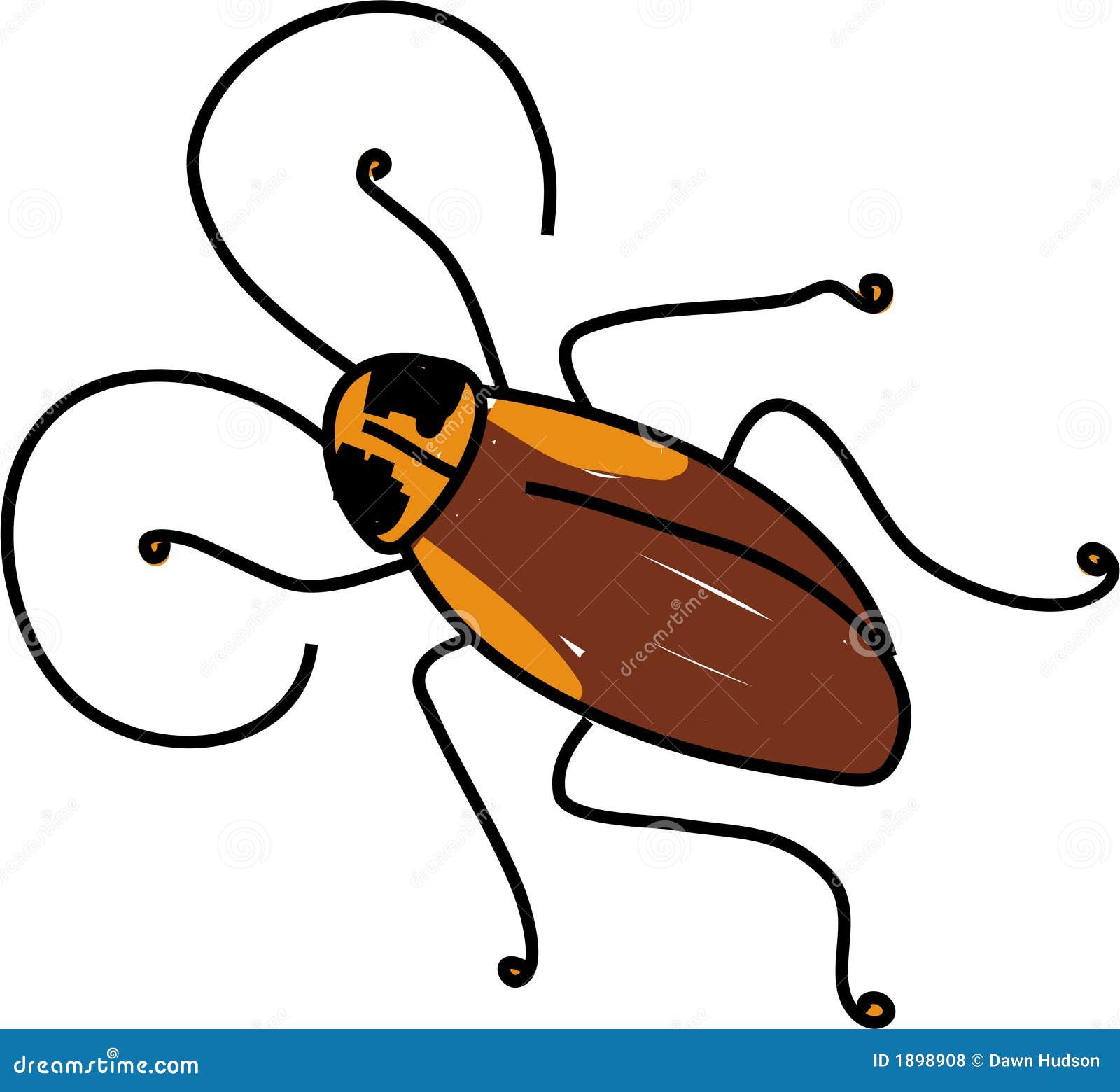 Cockroach stock illustration. Illustration of arthropod - 1898908