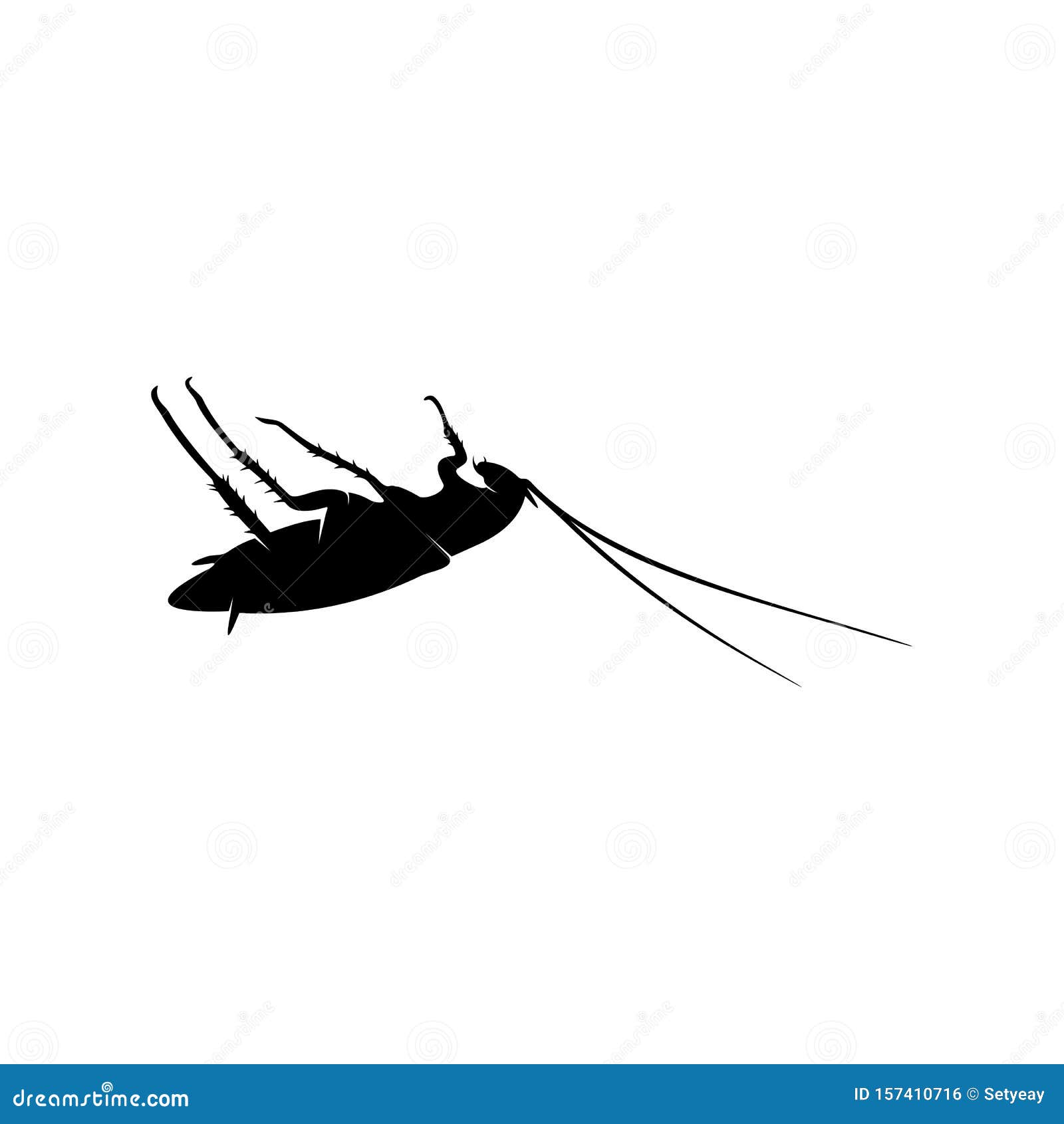 Cockroach Logo Design Vector Illustration. Cockroach Design Template ...