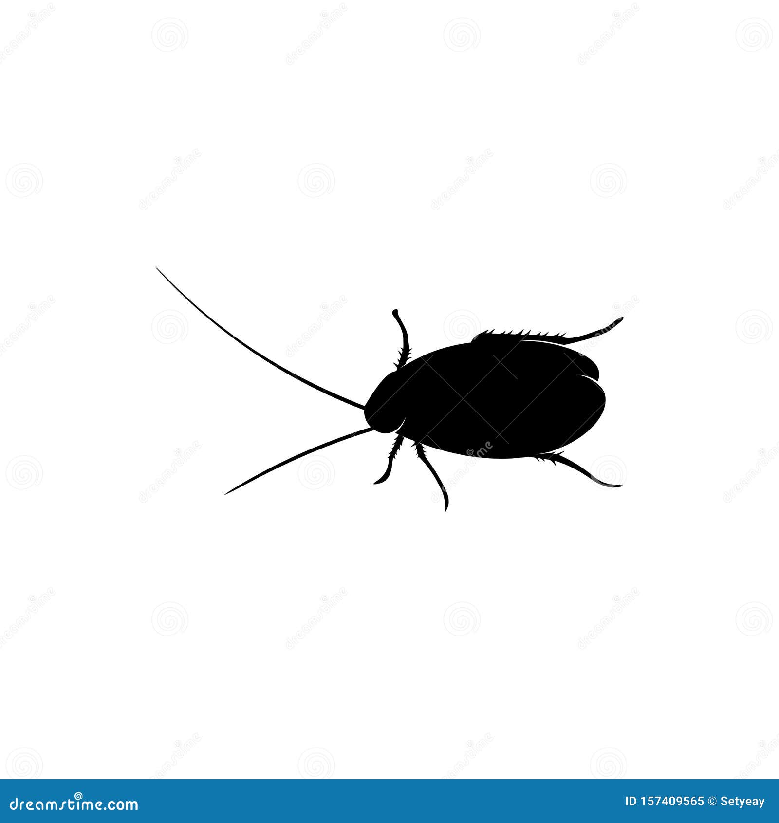 Set Of Cockroach Logo Design Vector Illustration. Cockroach Design ...