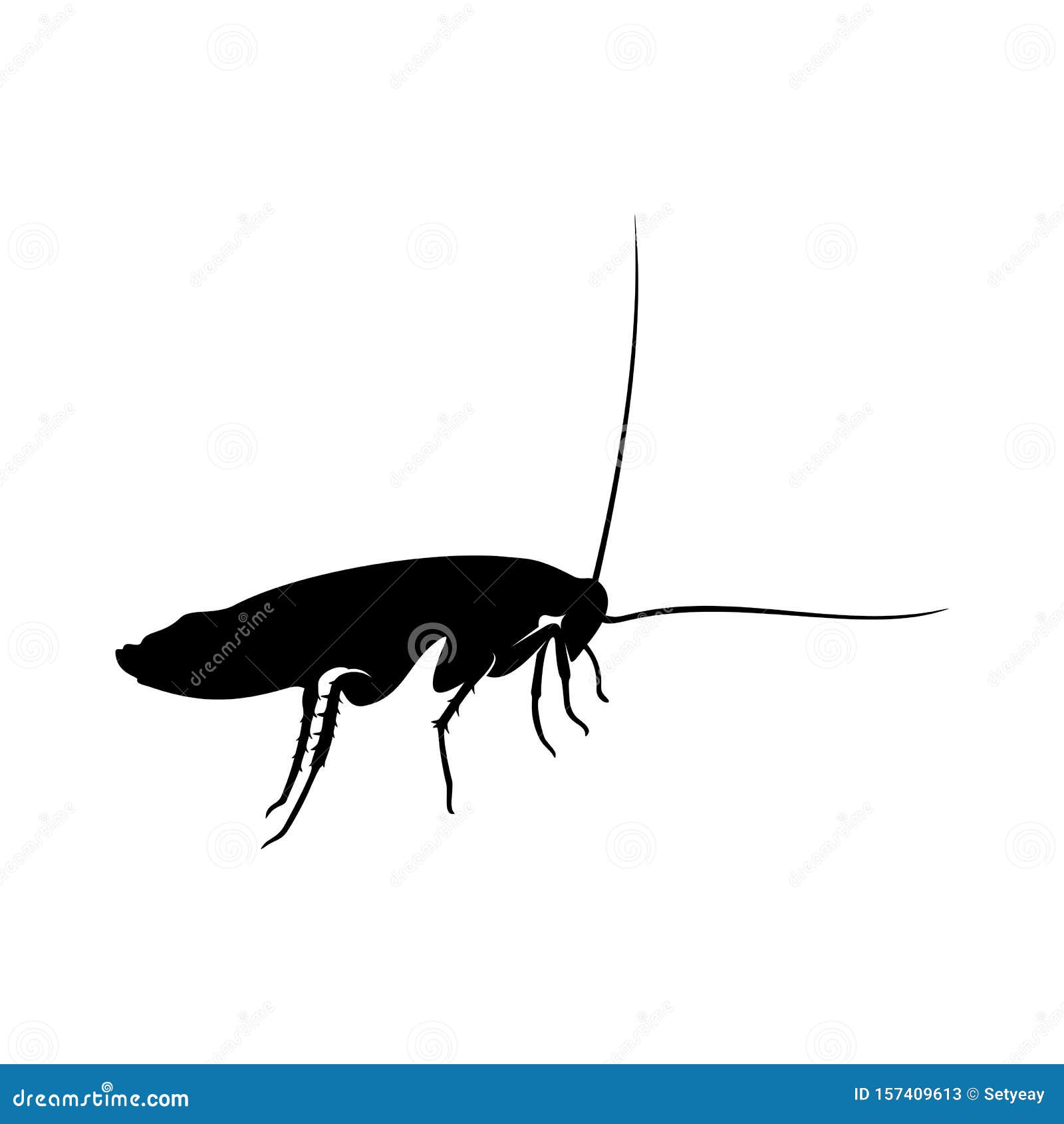 Cockroach Logo Design Vector Illustration. Cockroach Design Template ...