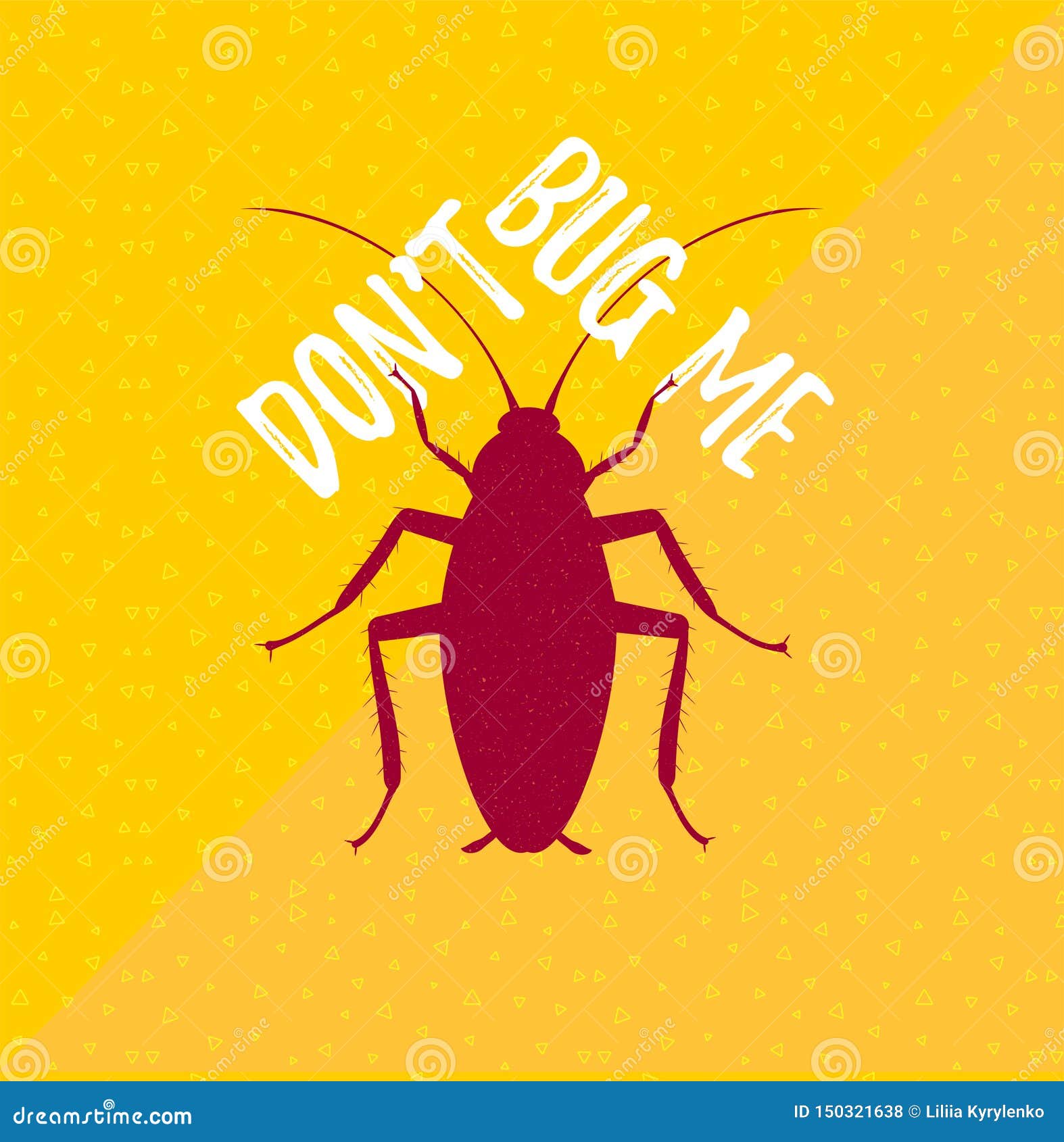 Cockroach Insecticide Symbol. Pest In Red Circle Ban Sign Vector ...