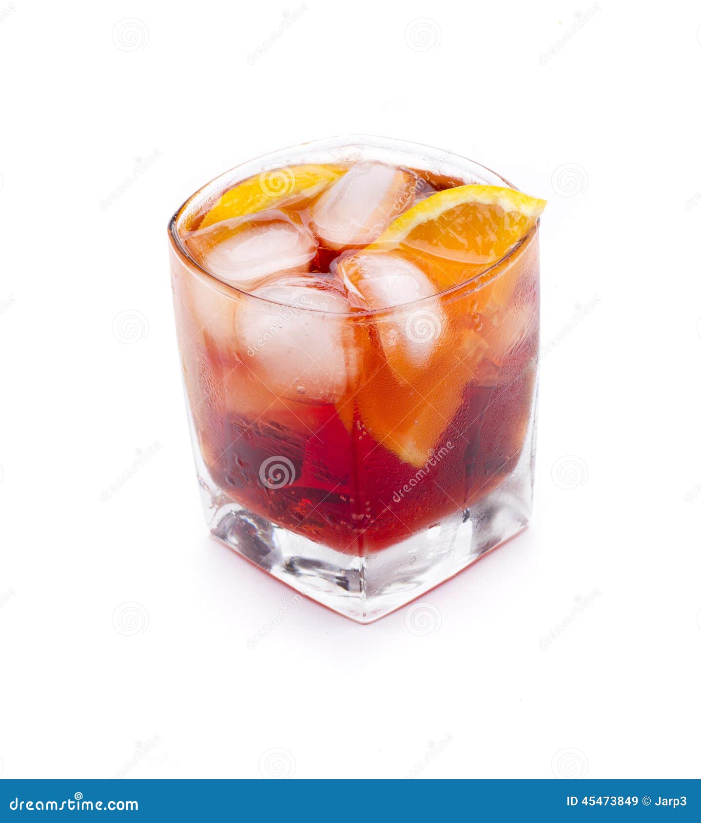 Cocktail Americano stock image. Image of juice, white - 45473849