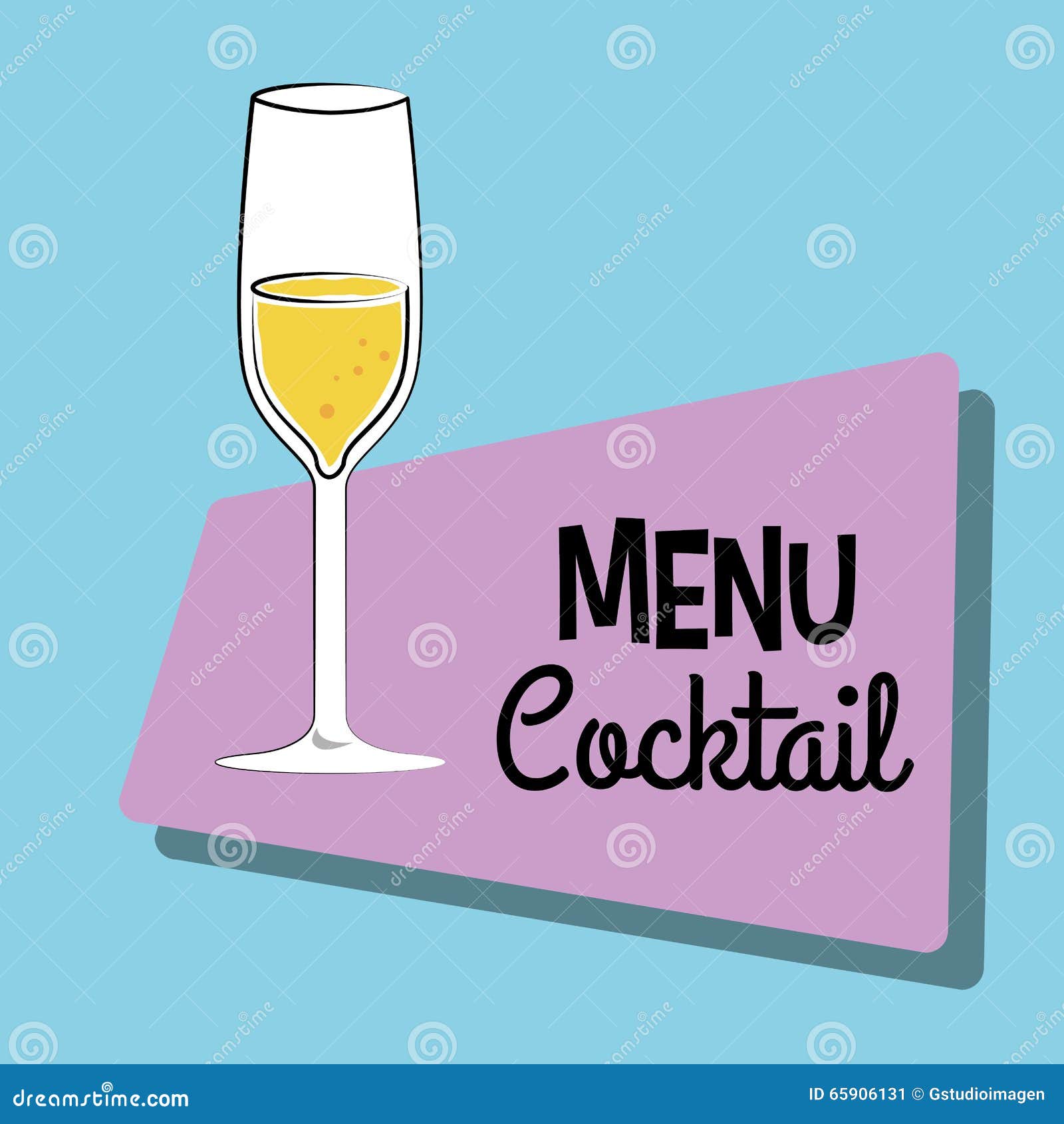 Cocktail bar menu stock vector. Illustration of vector - 65906131