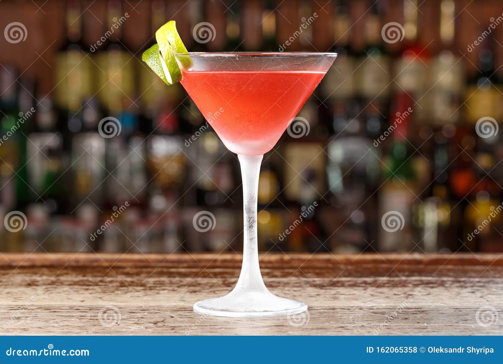 Cocktail on the Basis of Vodka at the Bar Stock Photo - Image of cool ...