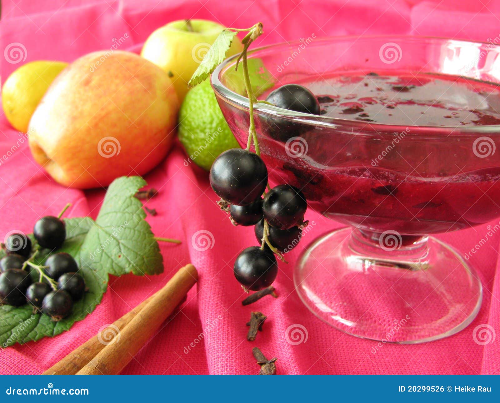 Cocktail with Black Currants and Other Fruits Stock Photo - Image of ...