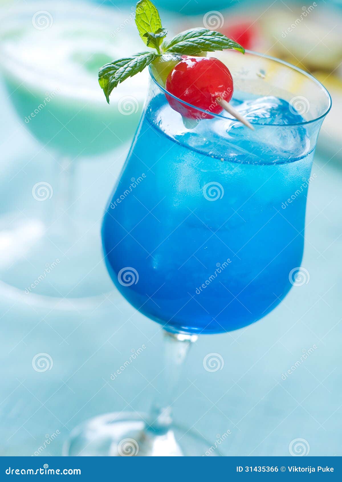 Cocktail stock photo. Image of glass, closeup, cold, cherry - 31435366