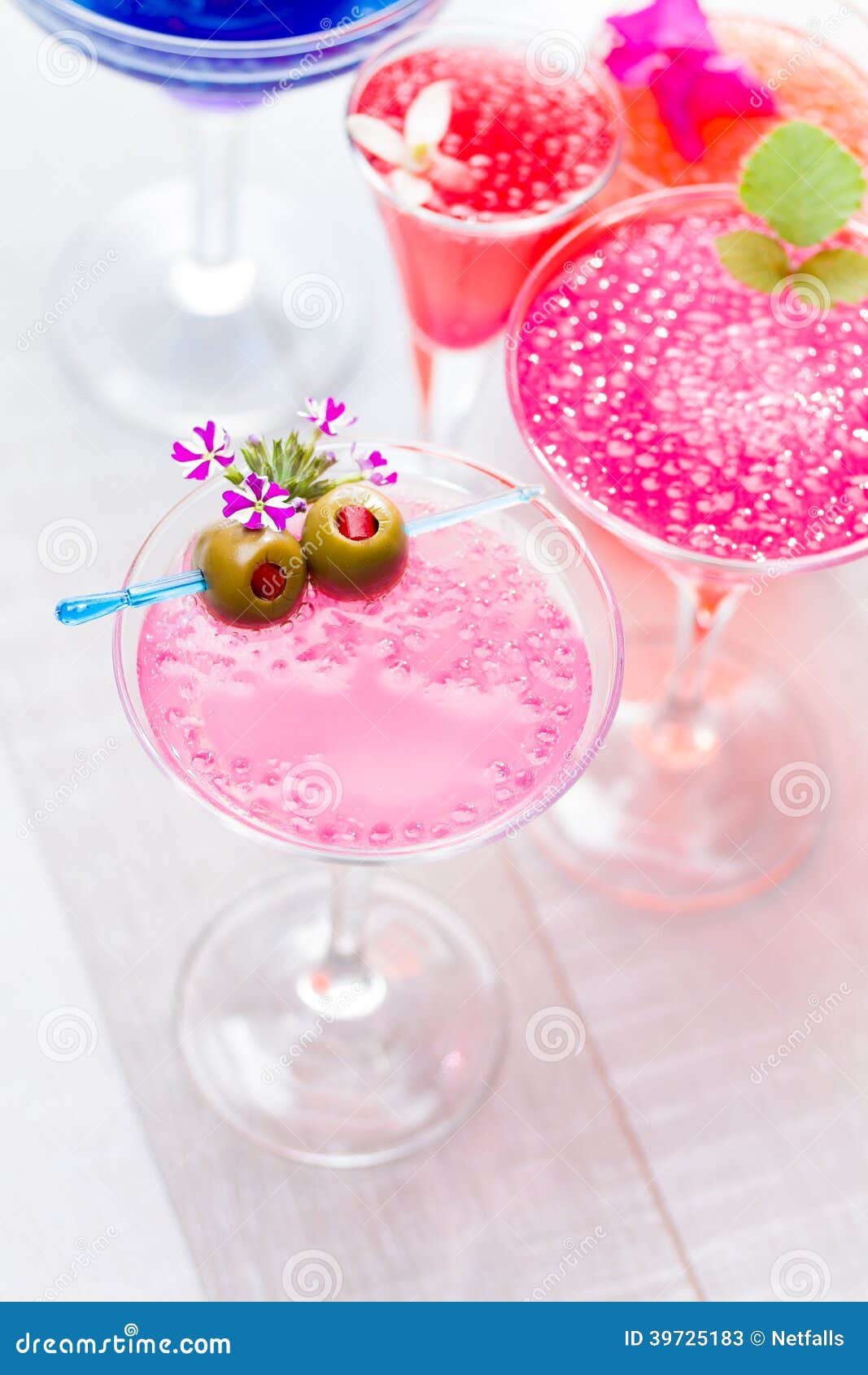 Cocktail with Caviar and Flower Stock Image - Image of drink, liquor ...