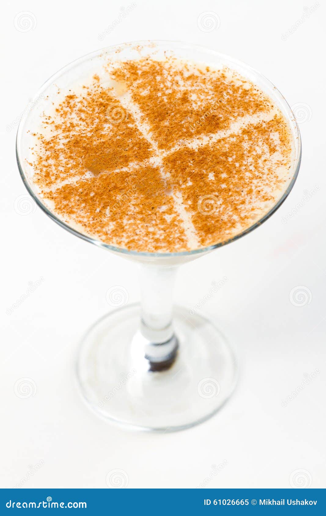 Cocktail with chocolate stock image. Image of beige, foods - 61026665