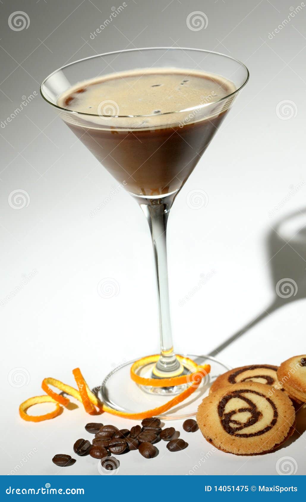 Cocktail coffee stock image. Image of desserts, oranges - 14051475
