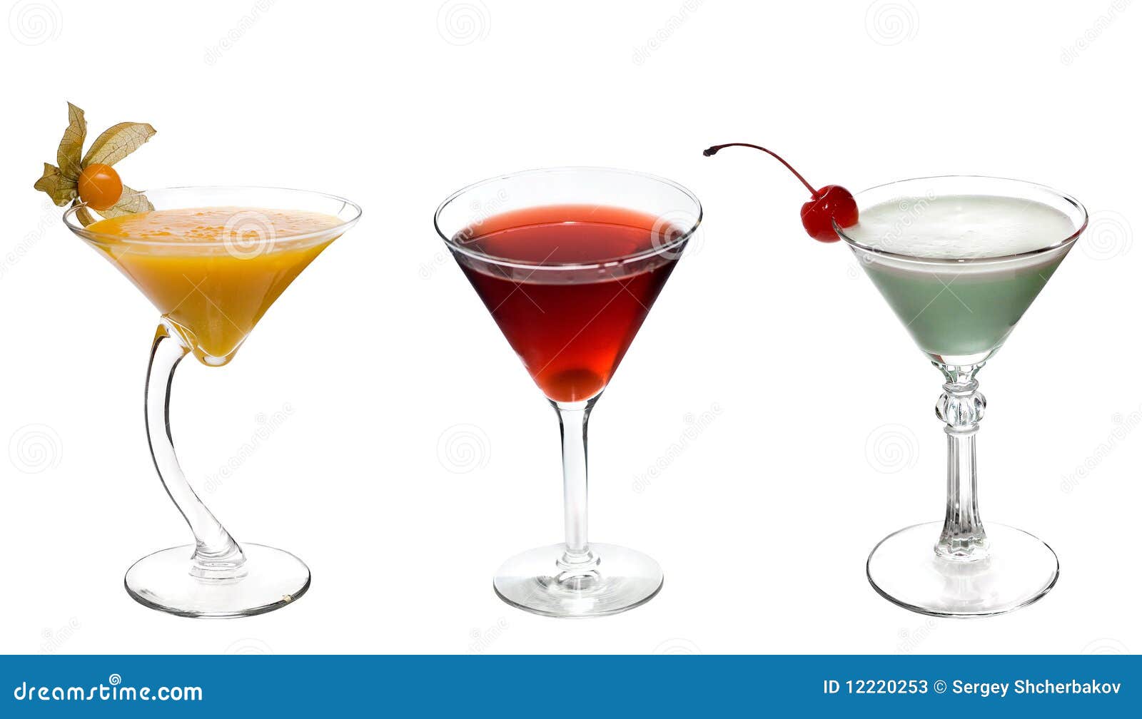 Cocktail Collection stock image. Image of color, glass - 12220253