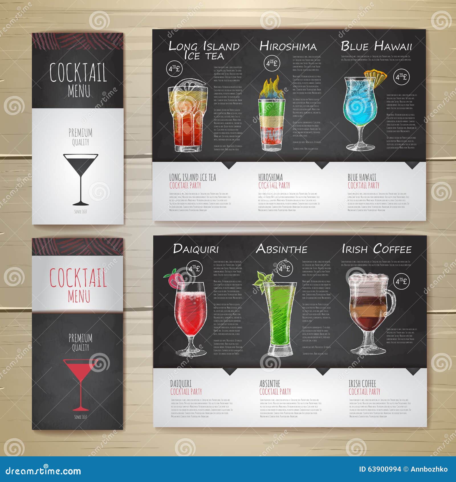 Cocktail Concept Design. Corporate Identity Stock Vector - Illustration ...