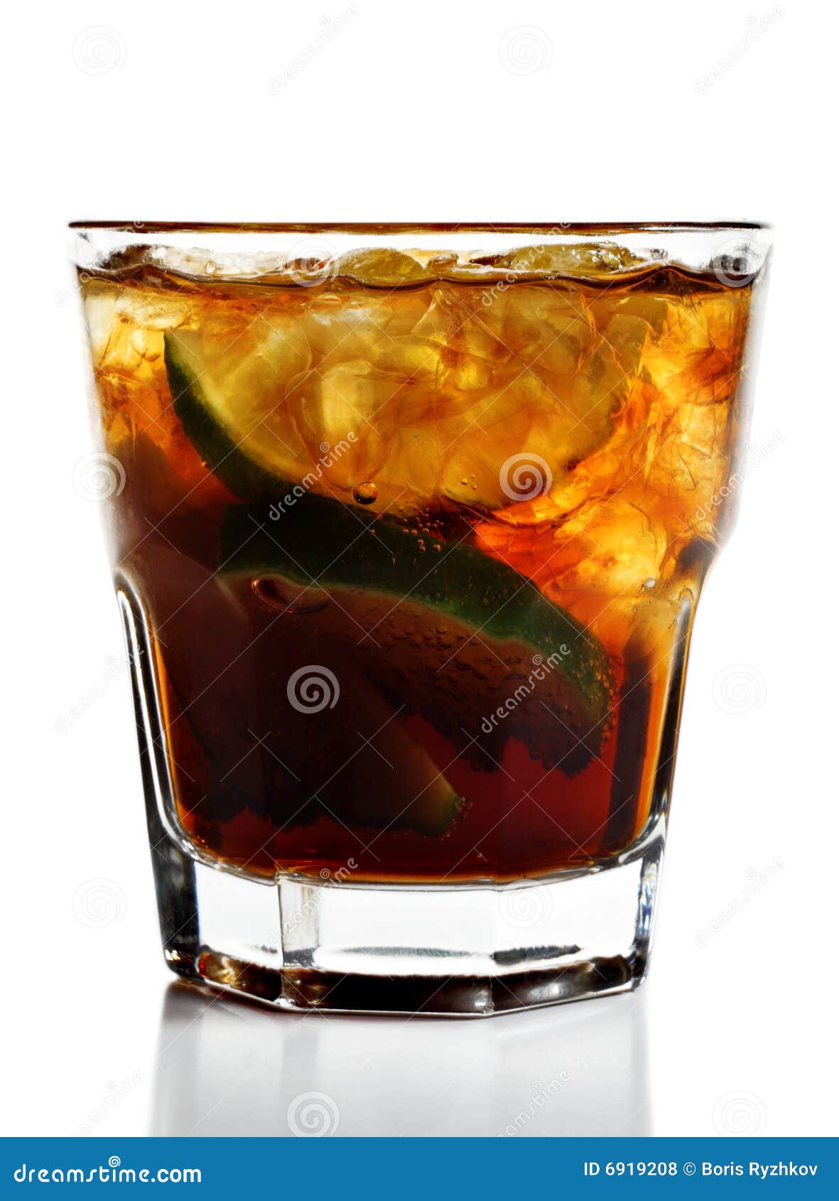 Cocktail - Cuba Libre stock photo. Image of glass, party - 6919208