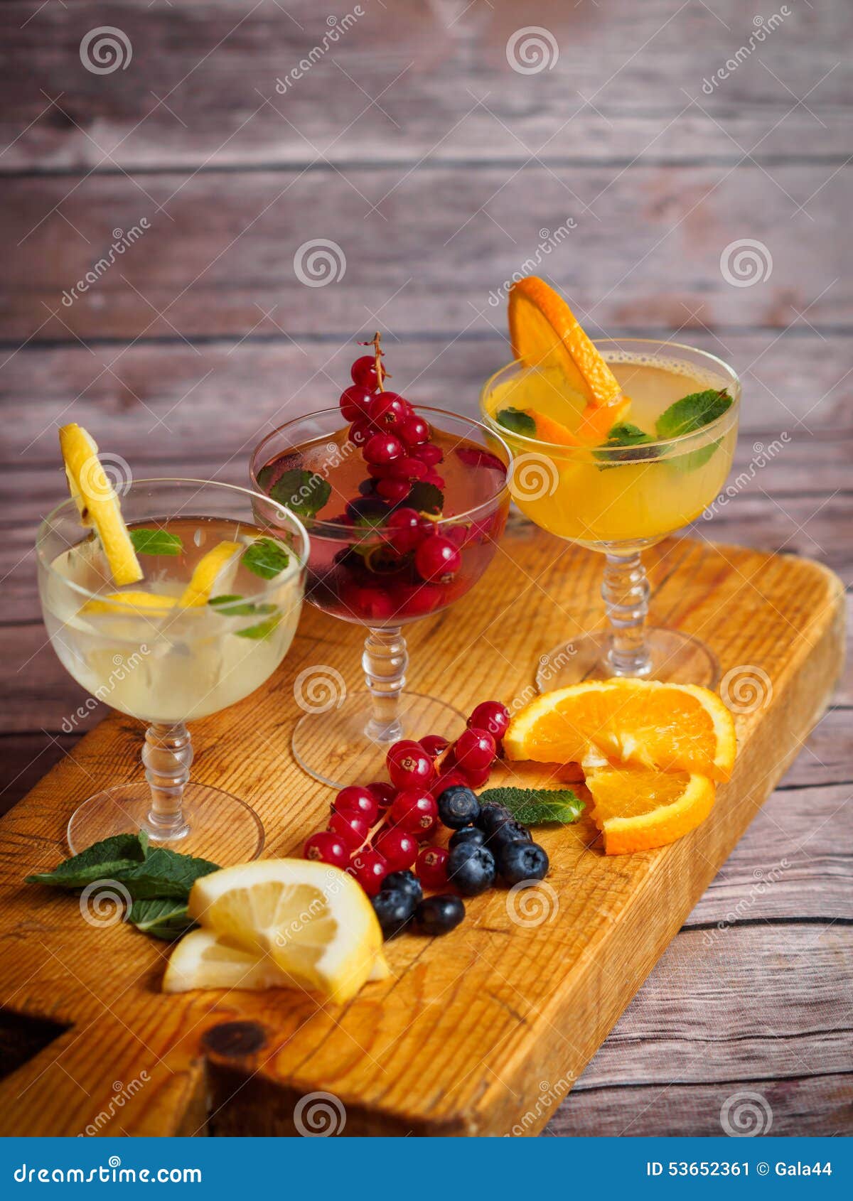 Cocktail Cups stock image. Image of cups, citrus, fruit - 53652361
