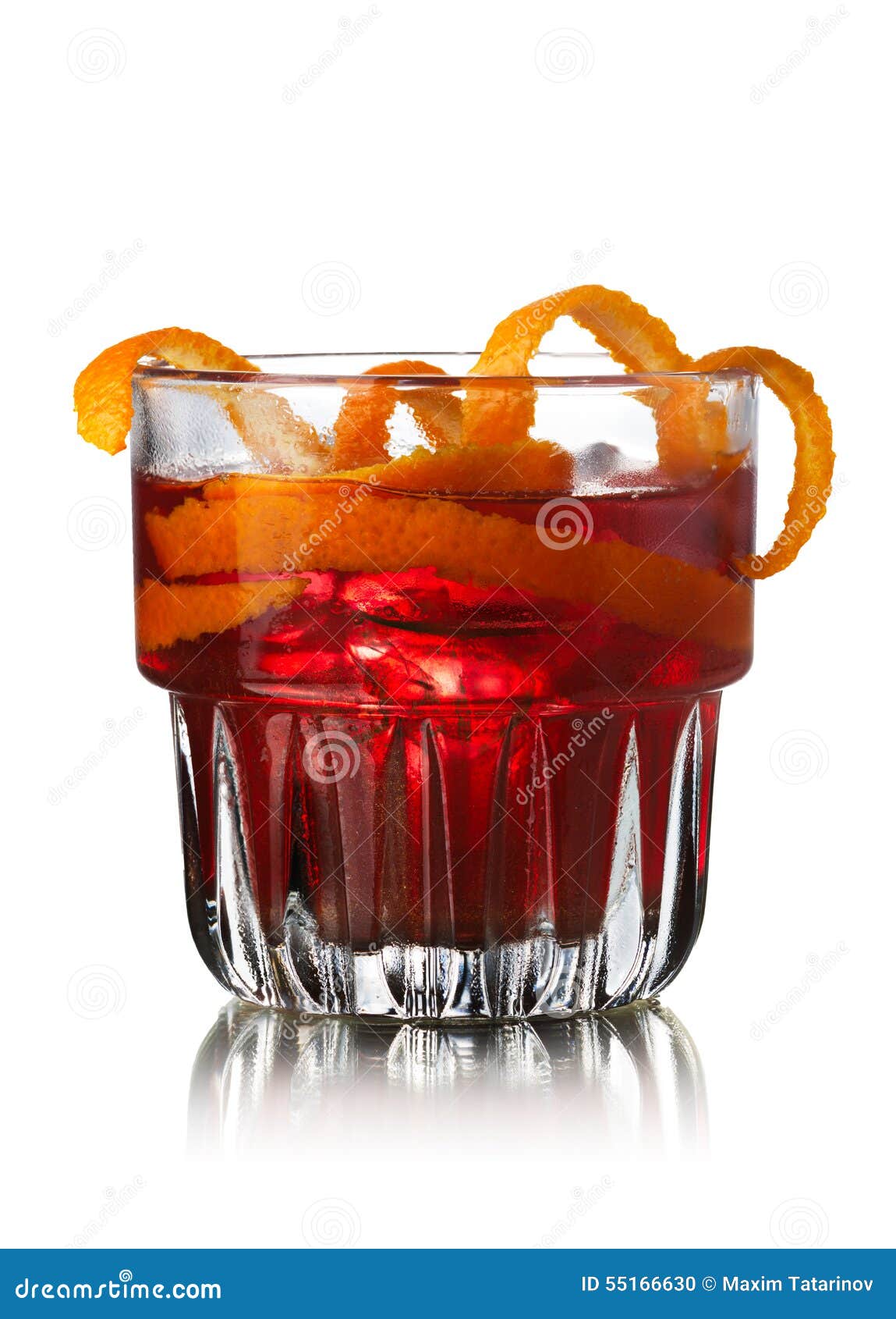 Cocktail D'alcoolique De Negroni Photo stock - Image of cocktail ...