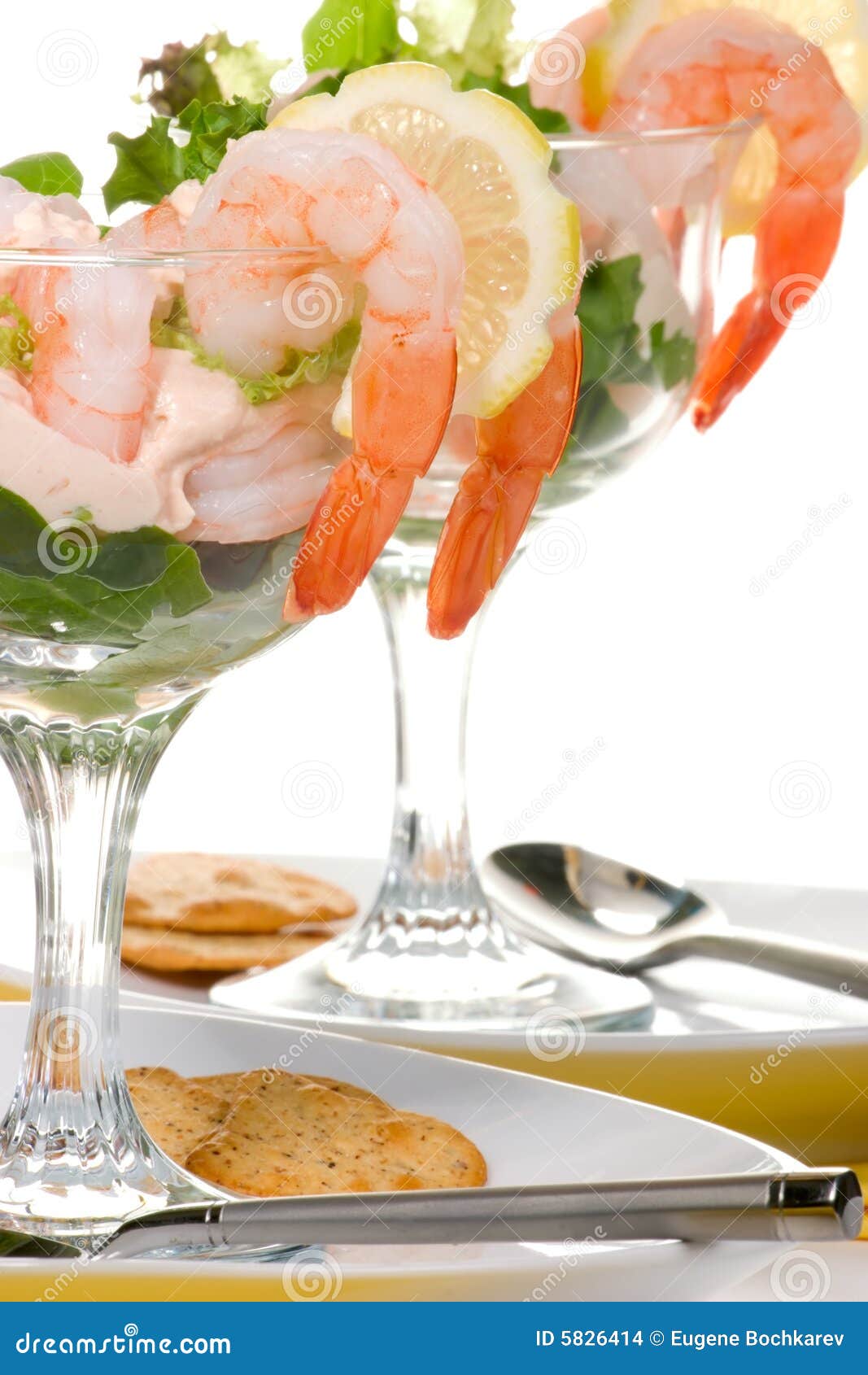 Cocktail de crevette photo stock. Image du crevettes, nourriture - 5826414