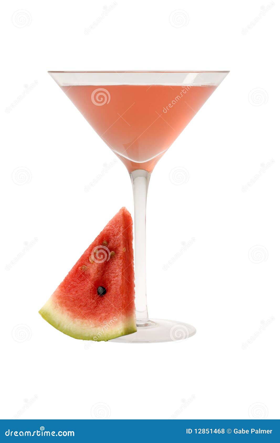 Cocktail Del Martini Dell'anguria Fotografia Stock - Immagine di ...