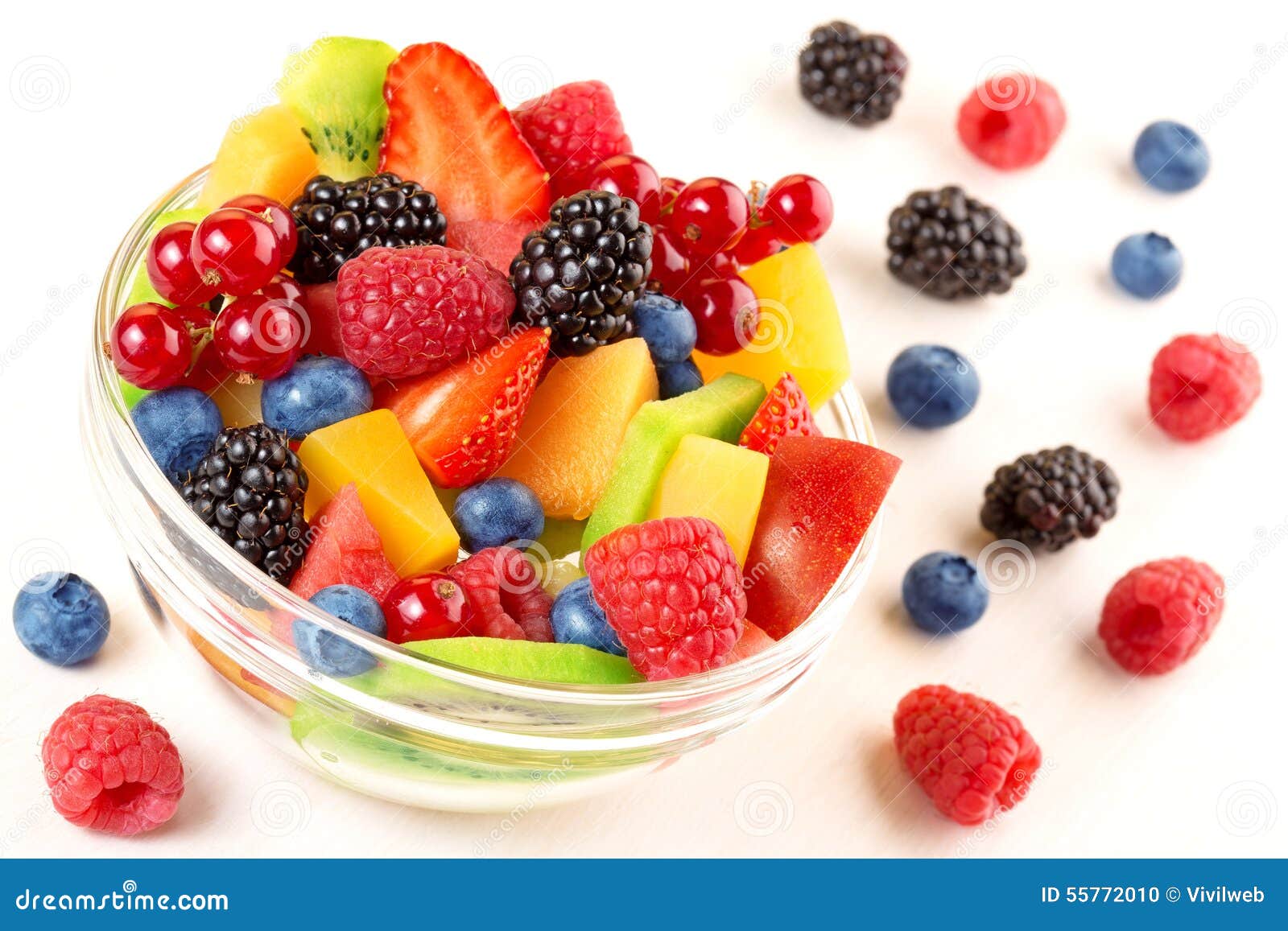 Cocktail Di Frutta E Bacche Miste Fotografia Stock - Immagine di sugoso ...