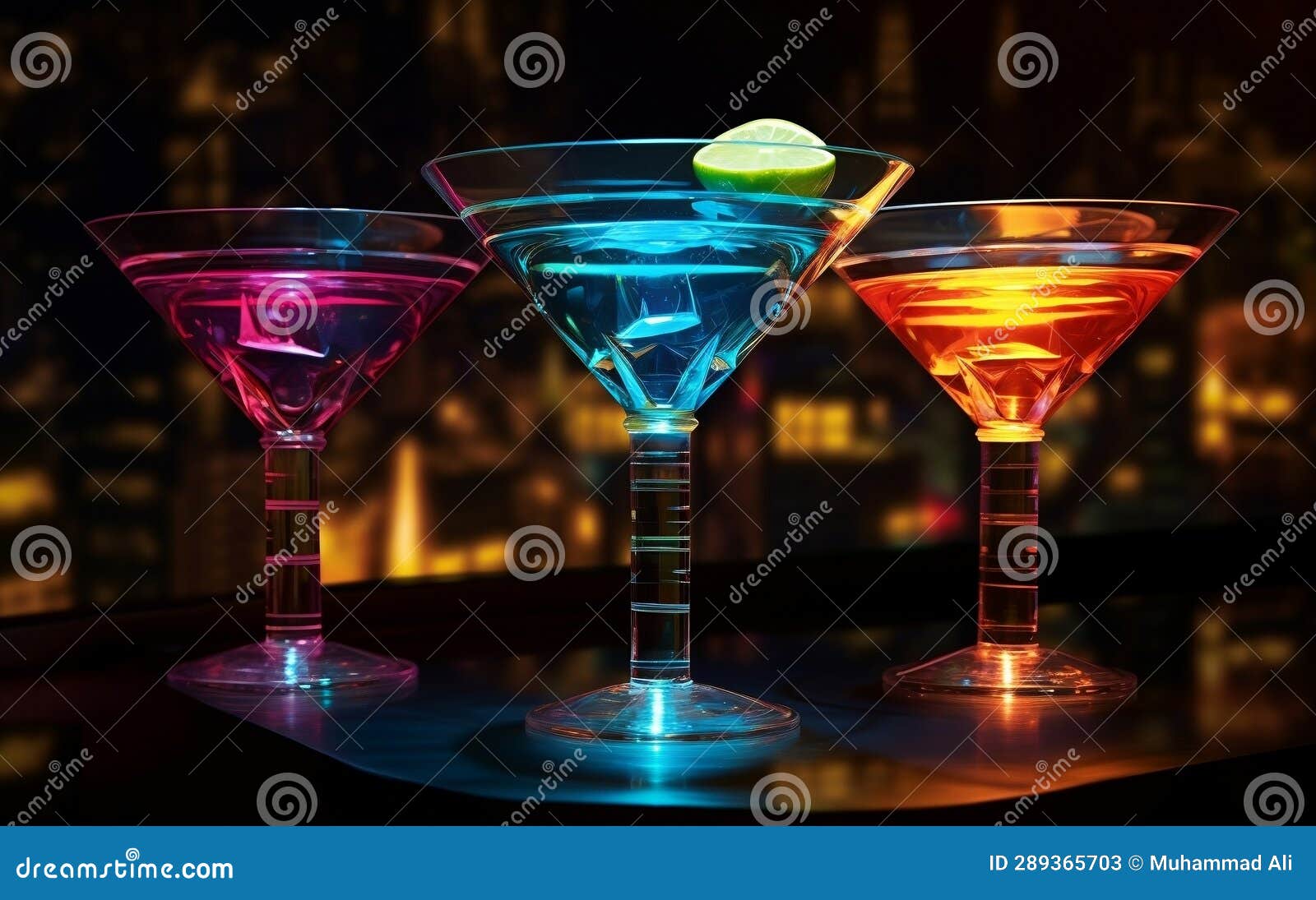 Cocktail Evolution Futuristic Mixology Unleashed. Generative AI Stock ...