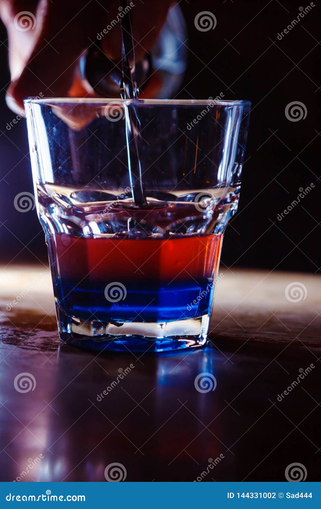 Cocktail stock photo. Image of night, blue, cook, color - 144331002