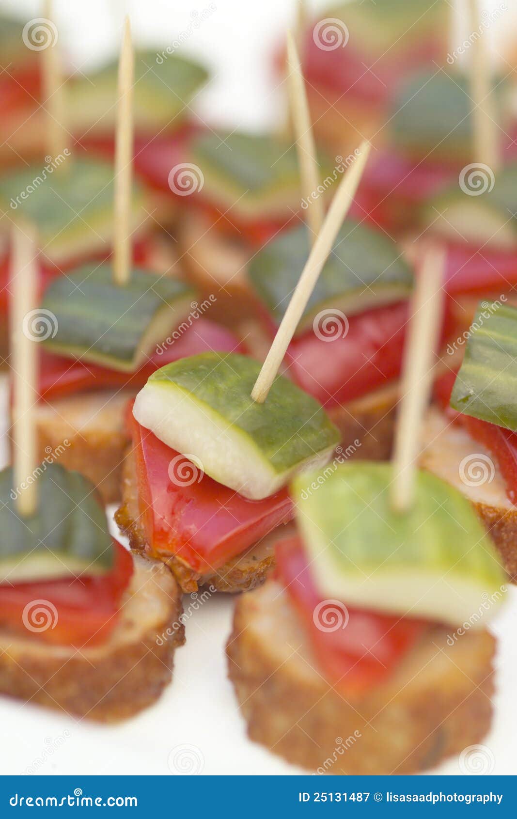Cocktail food stock image. Image of finger, round, toothpick - 25131487