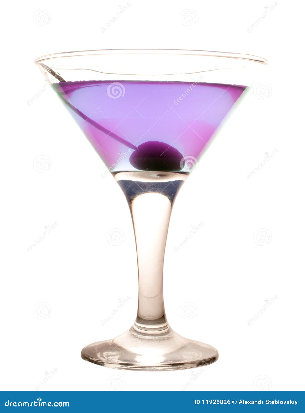 Cocktail freddo viola fotografia stock. Immagine di buongustaio - 11928826