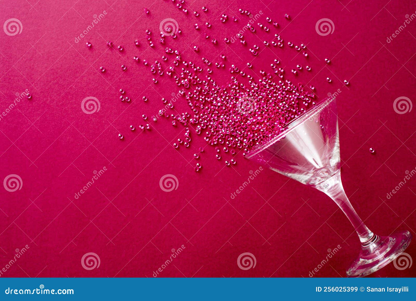 Cocktail Glass Party Background on Red Stock Image - Image of martini ...