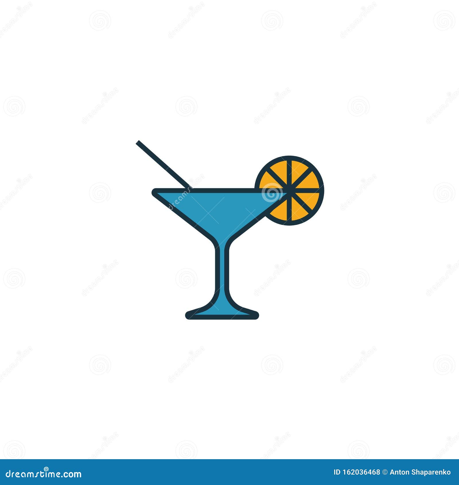 Cocktail Icon. Simple Element from Party Icon Icons Collection Stock ...