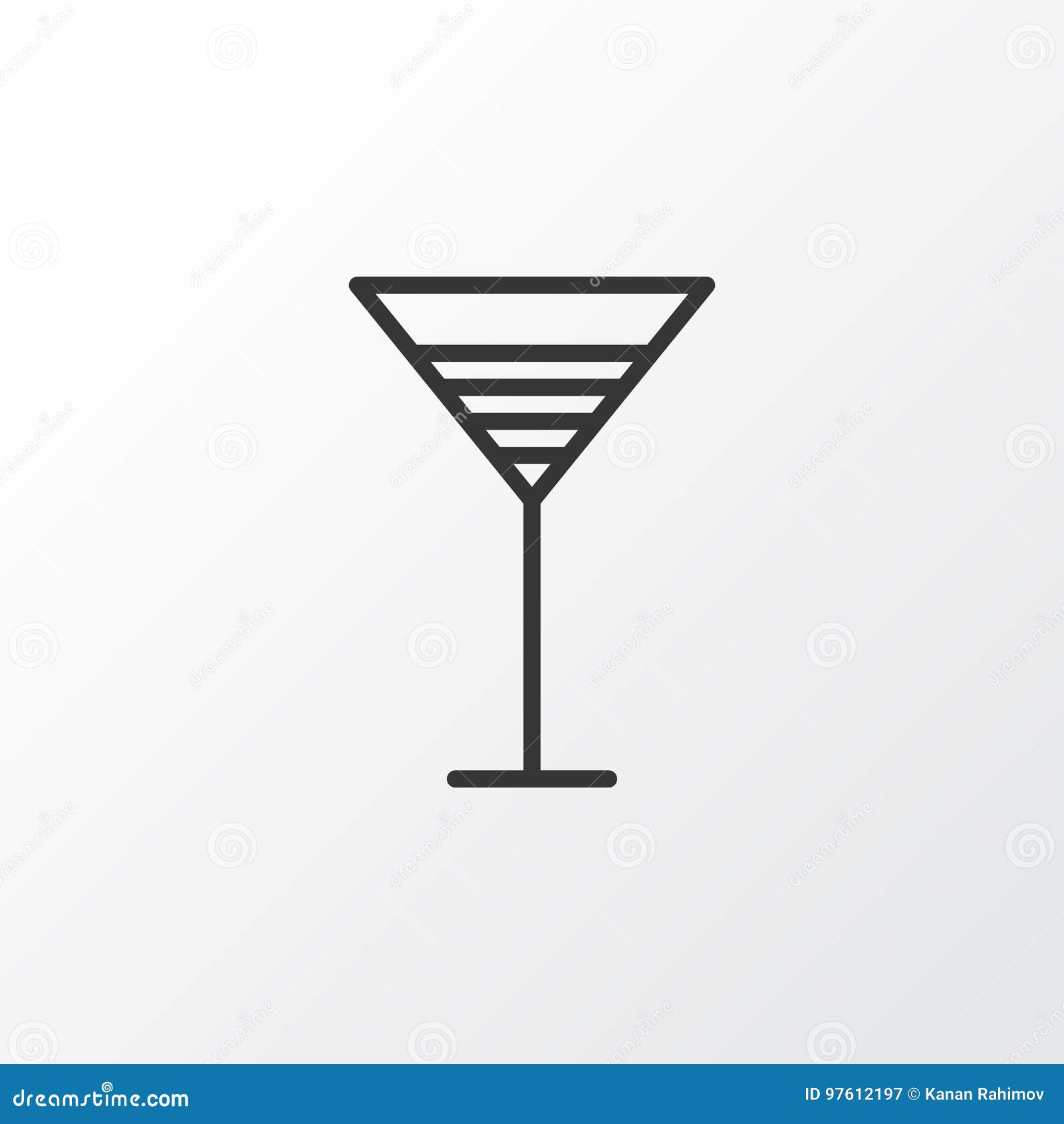 Cocktail Icon Symbol. Premium Quality Aperitif Element in Trendy Style ...