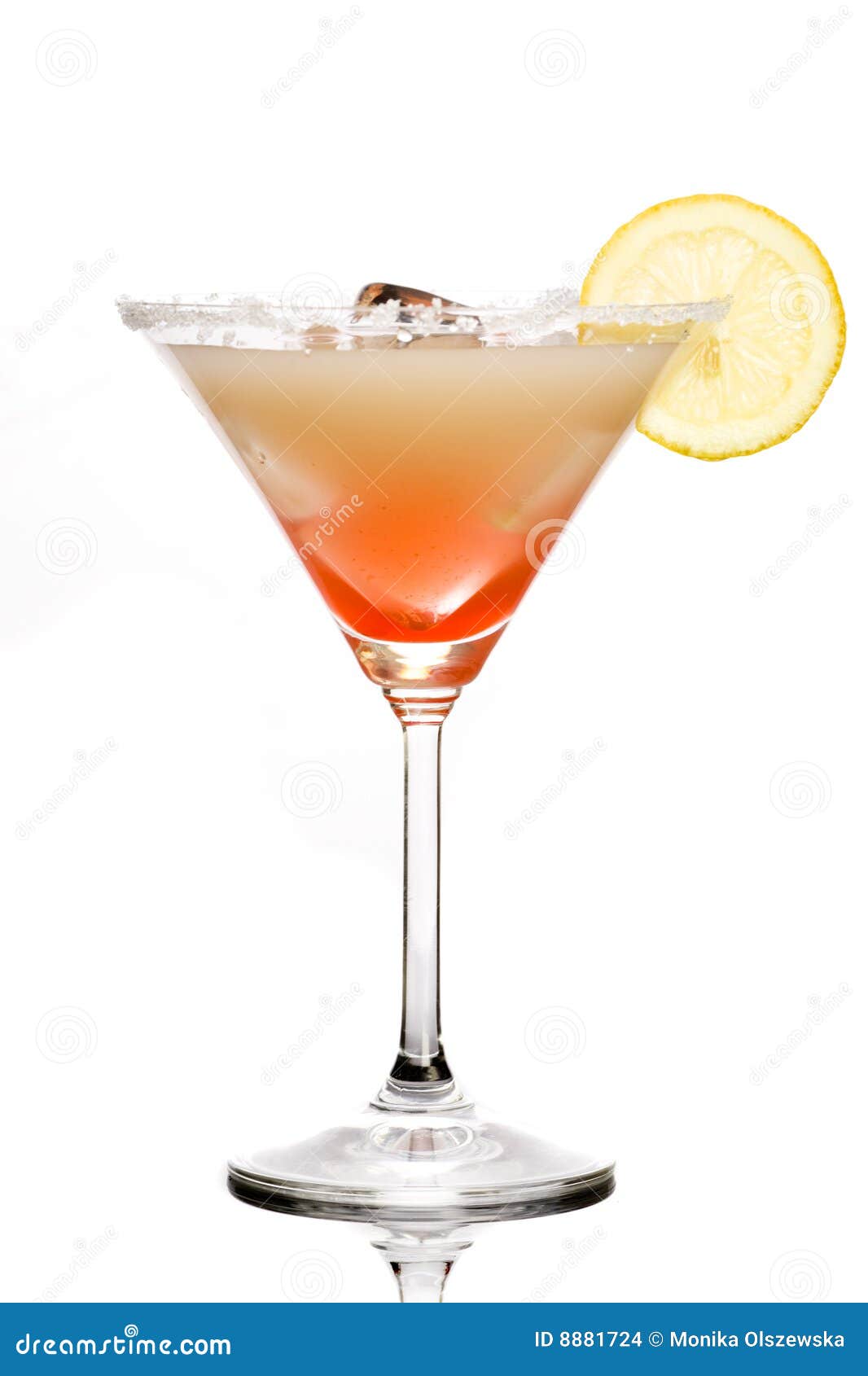 Cocktail Isolated on White Background Stock Photo - Image of liqueur ...