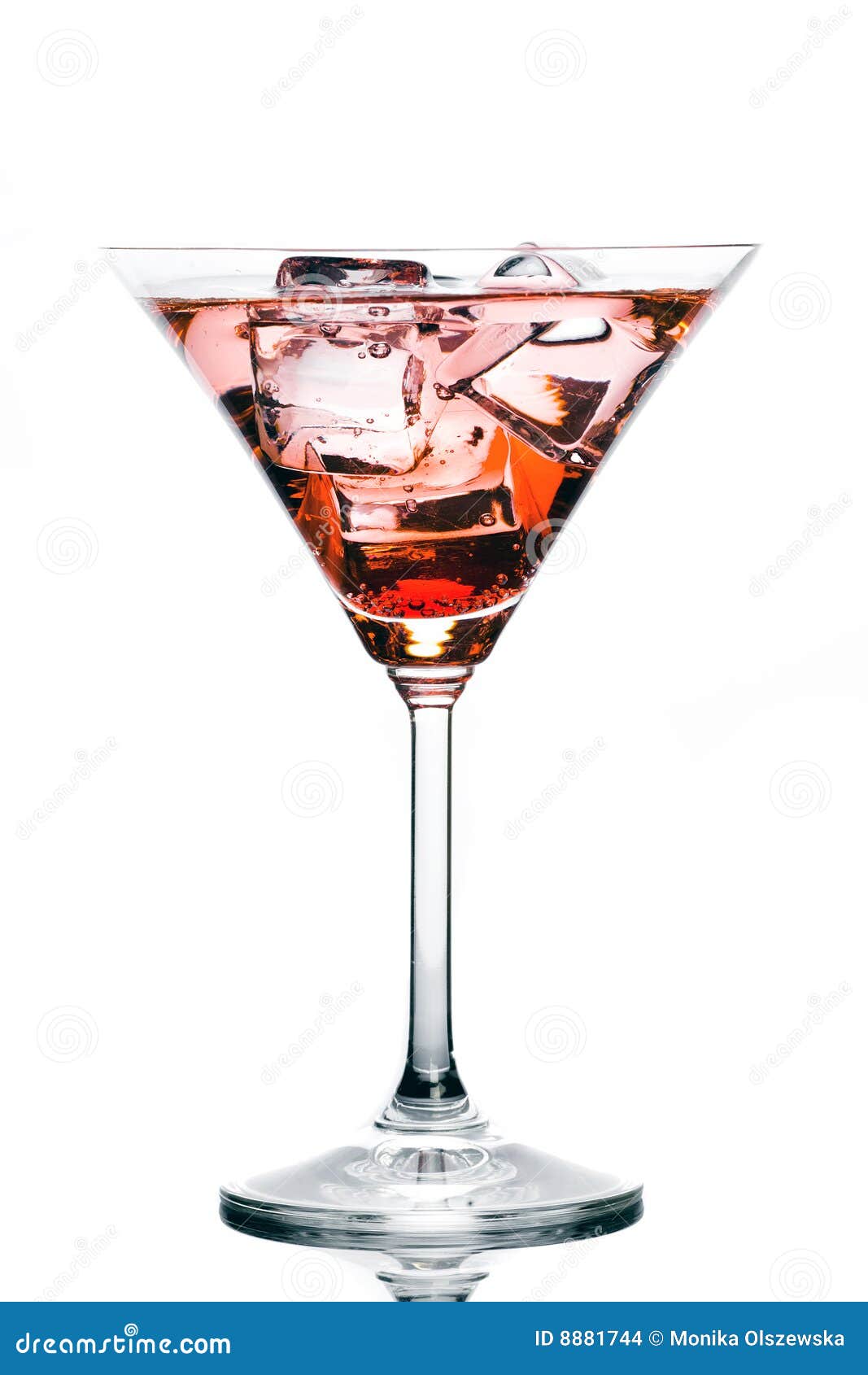 Cocktail Isolated on White Background Stock Photo - Image of martini ...