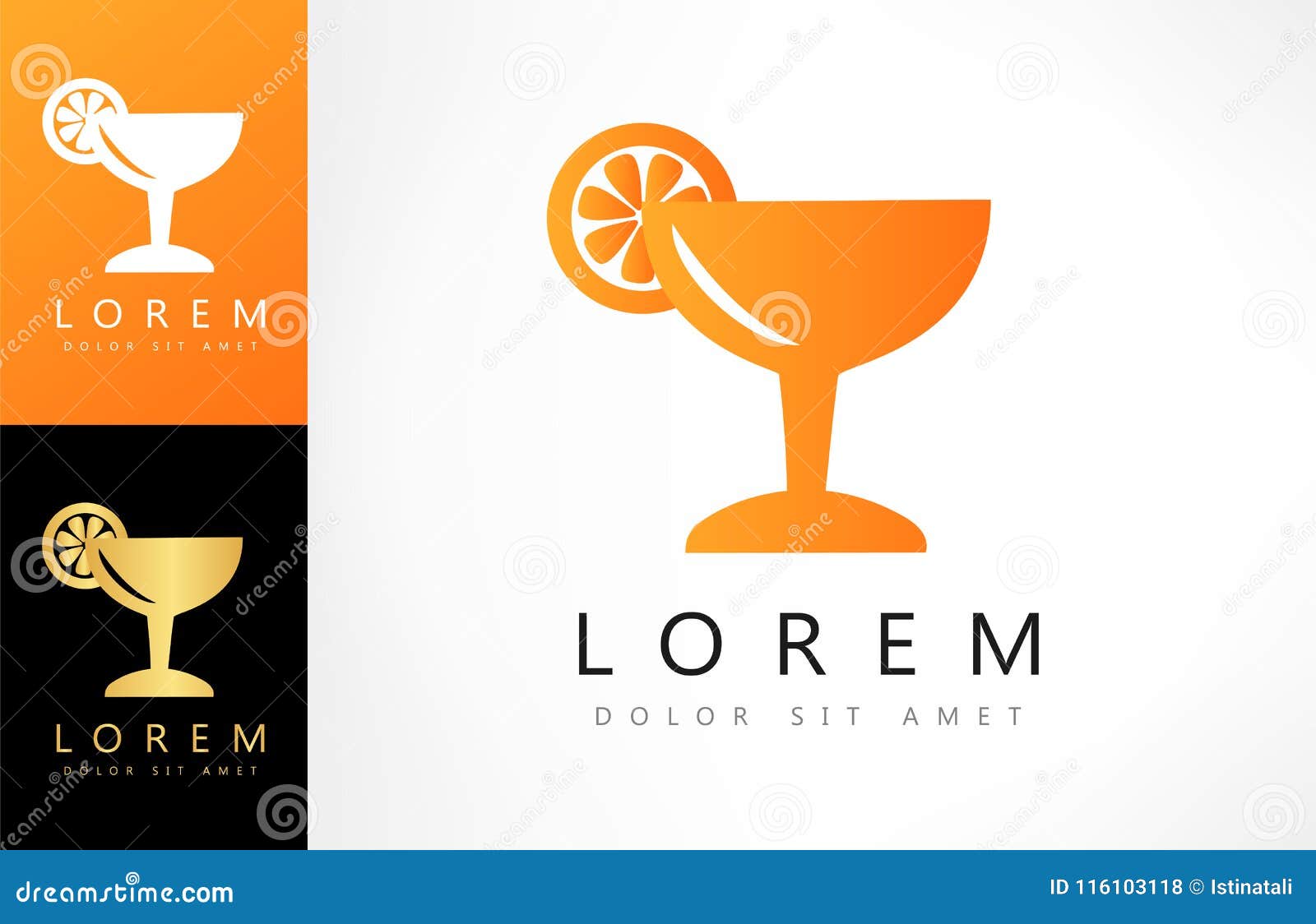 Cocktail logo vector stock vector. Illustration of cool - 116103118