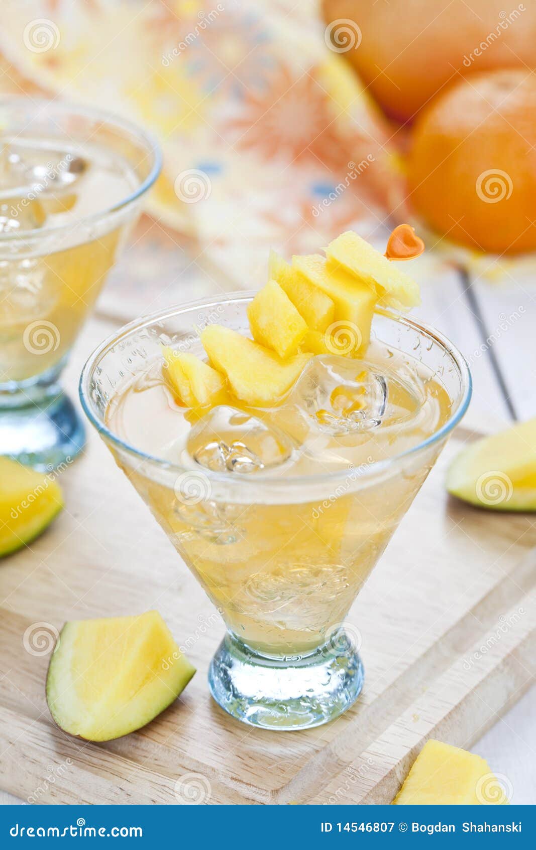 Cocktail of mango stock image. Image of fluid, beverage - 14546807