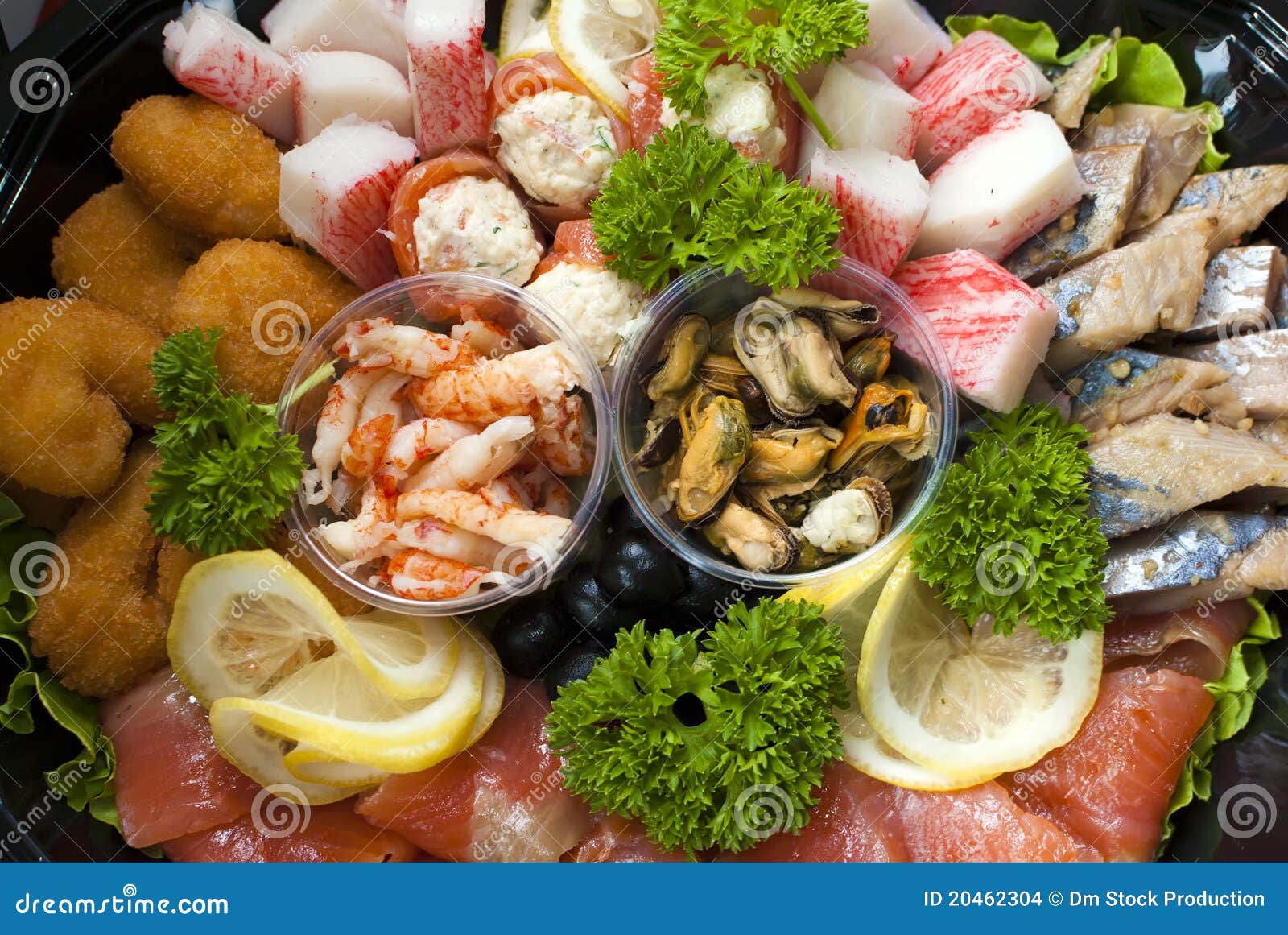 Cocktail of marine food stock photo. Image of lemon, marine - 20462304