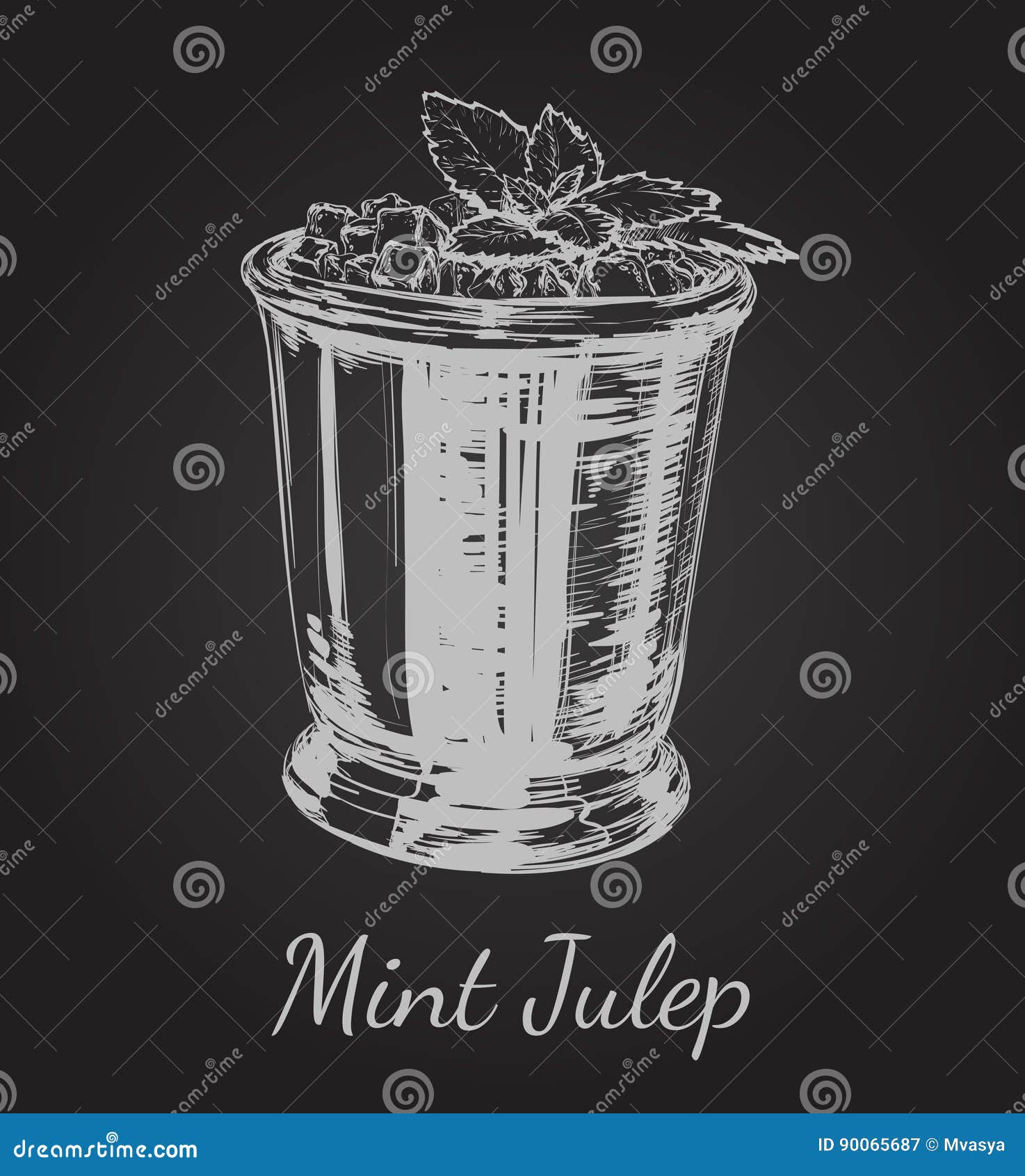 Mint Julep Icon On White Background. Simple Element Illustration From ...