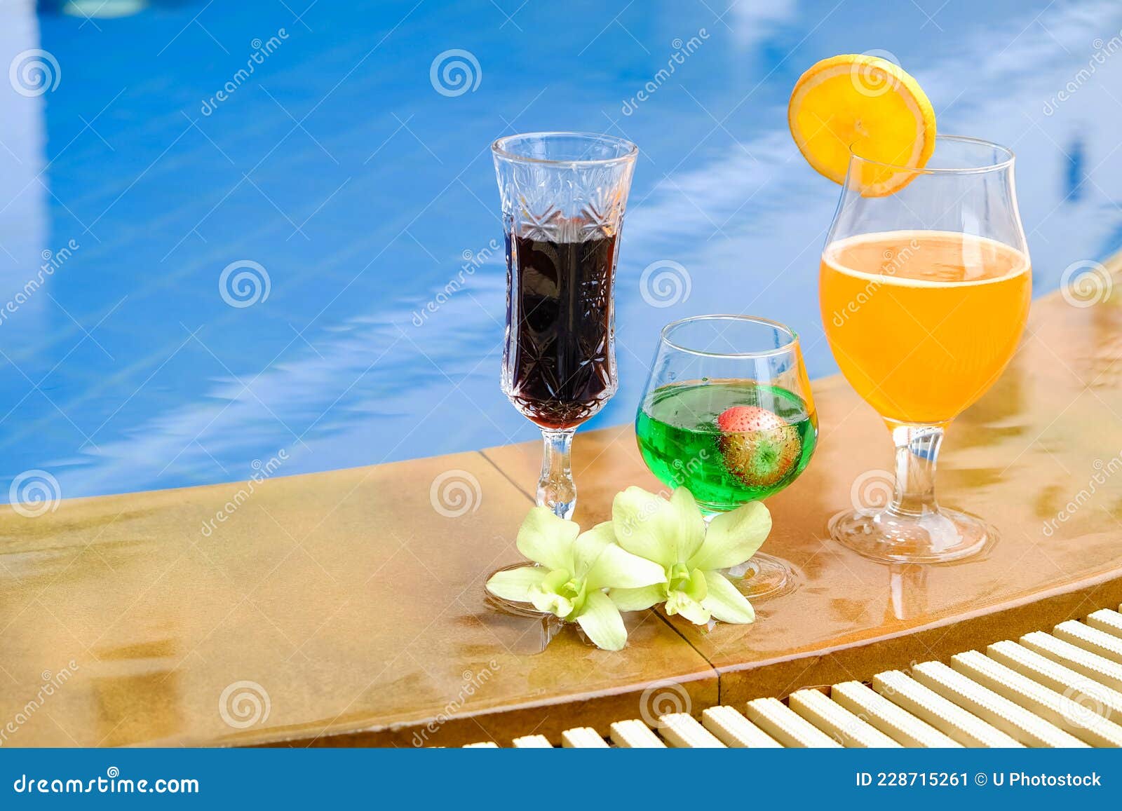Cocktail or mocktail drink stock image. Image of freshness - 228715261