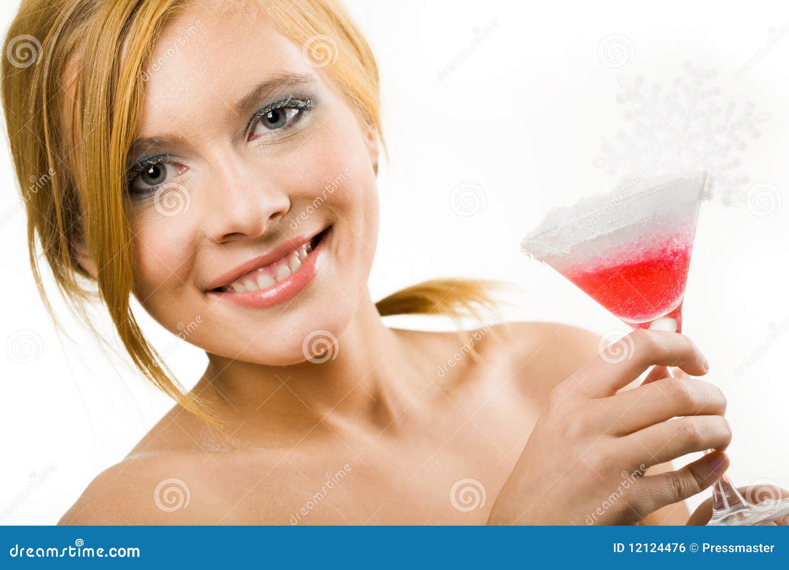 Cocktail mood stock photo. Image of caucasian, girl, gorgeous - 12124476