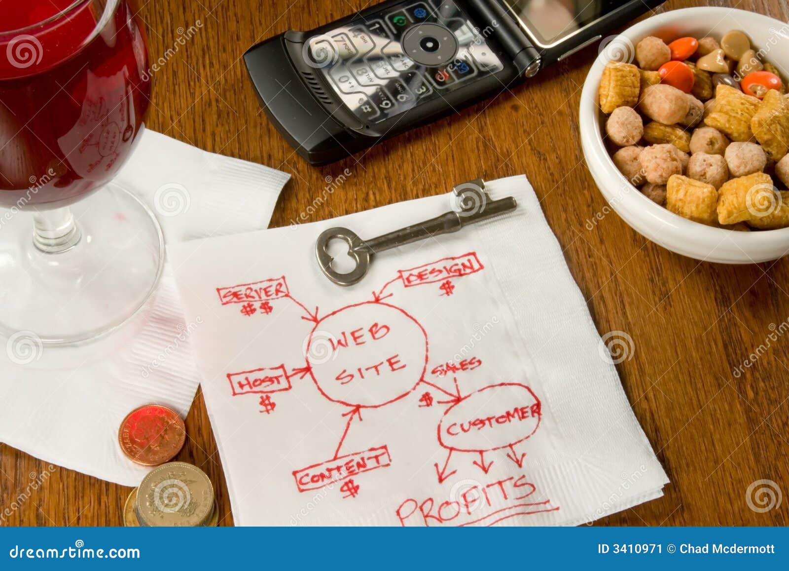Cocktail Napkin Ideas stock image. Image of food, napkin - 3410971