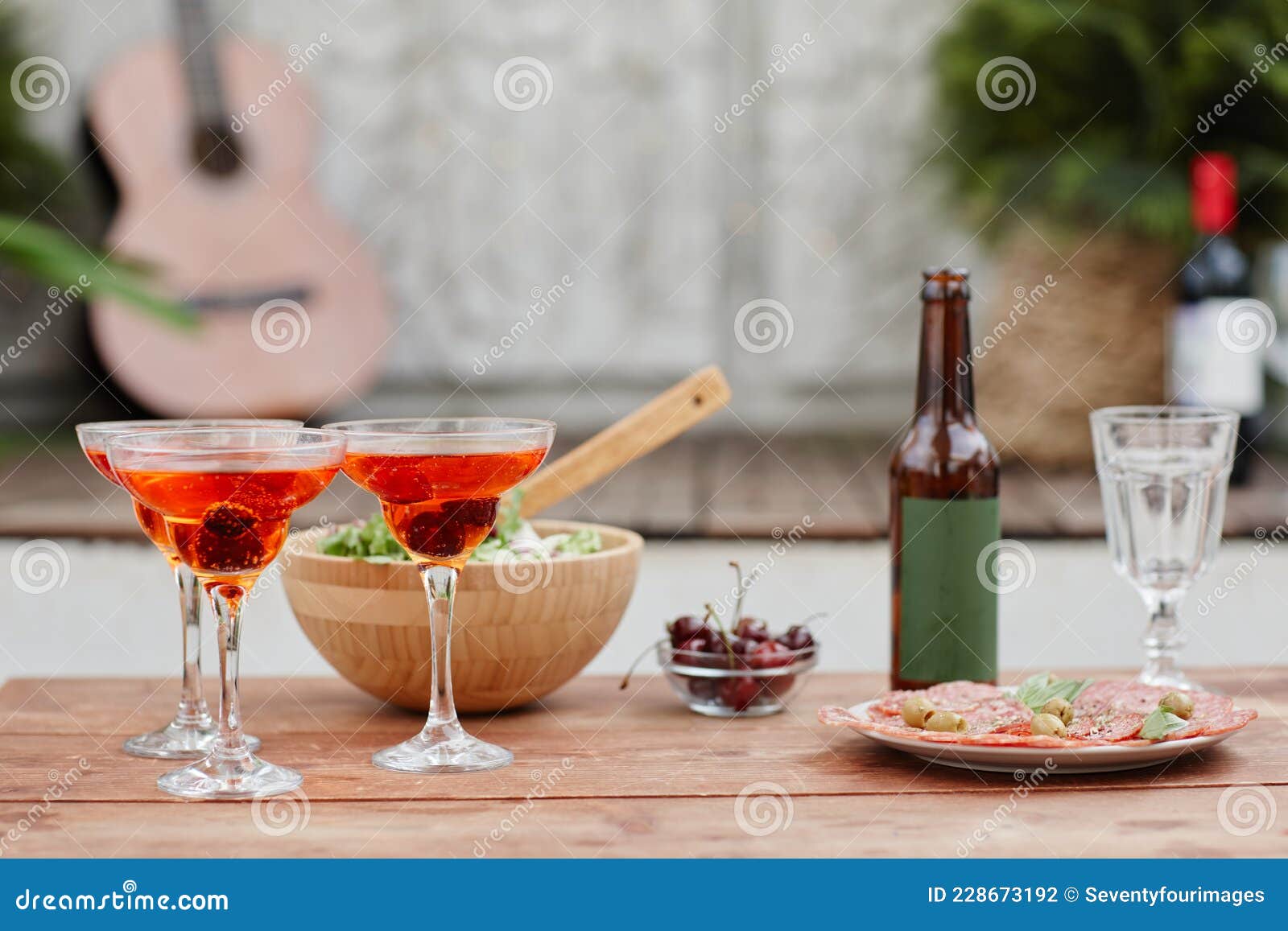 Cocktail Party Background stock photo. Image of outside - 228673192