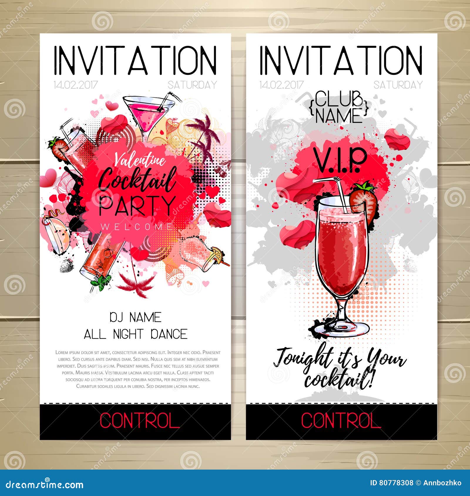 Cocktail party poster. stock vector. Illustration of beverages - 80778308
