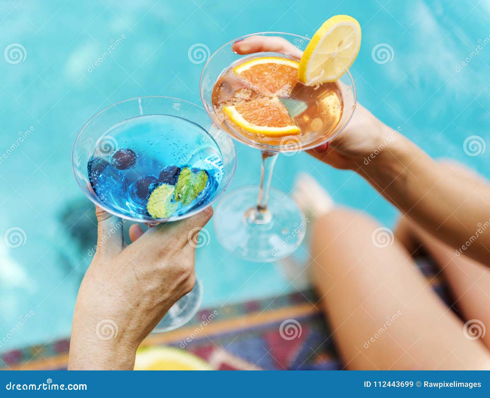 Cocktail Party by the Swimming Pool Stock Image - Image of relax ...