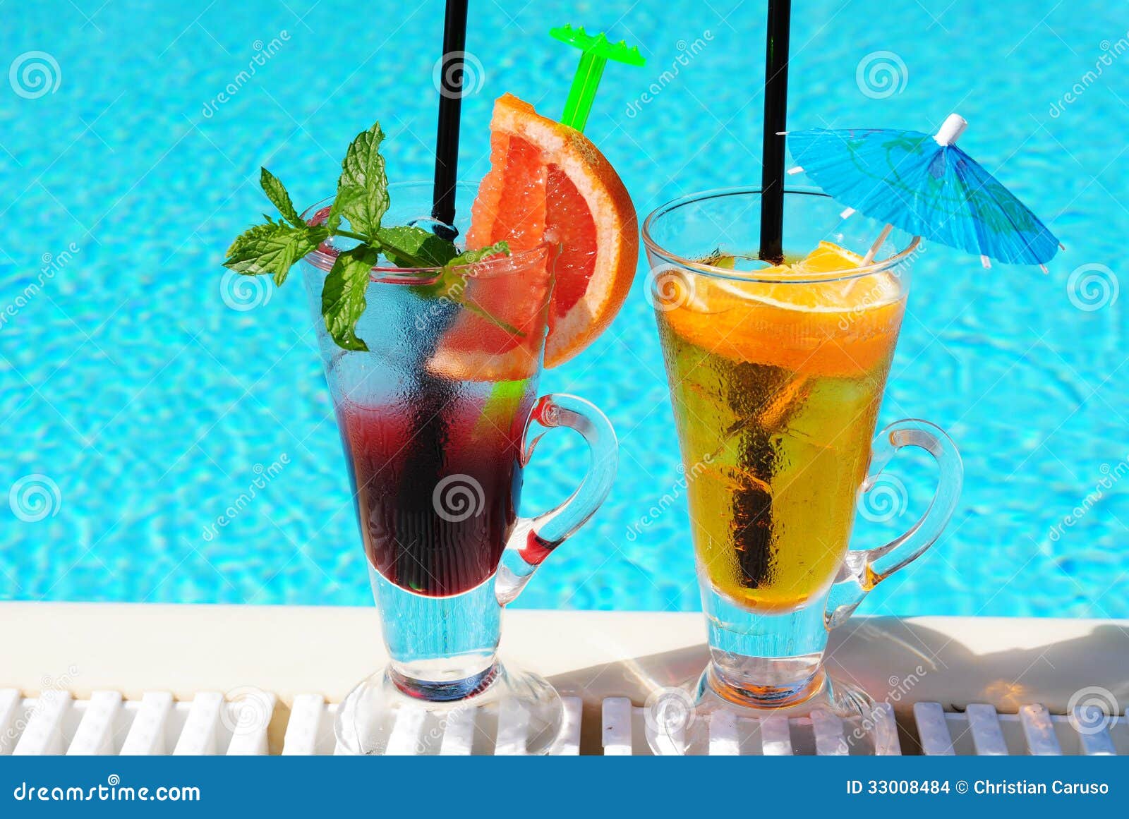 Cocktail by the pool stock photo. Image of minced, holidays - 33008484